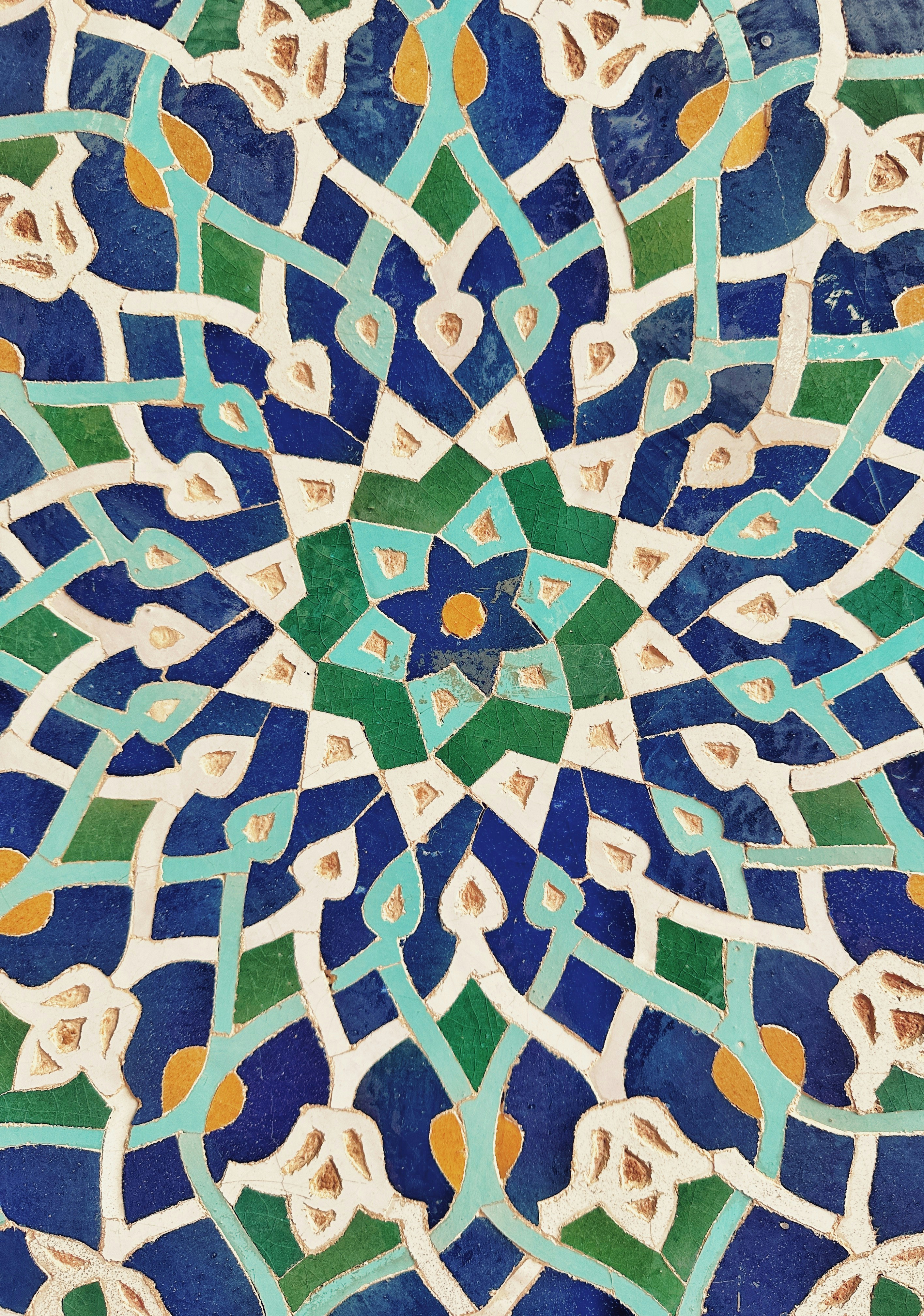 Kaleidoscopic Tile Constellation
