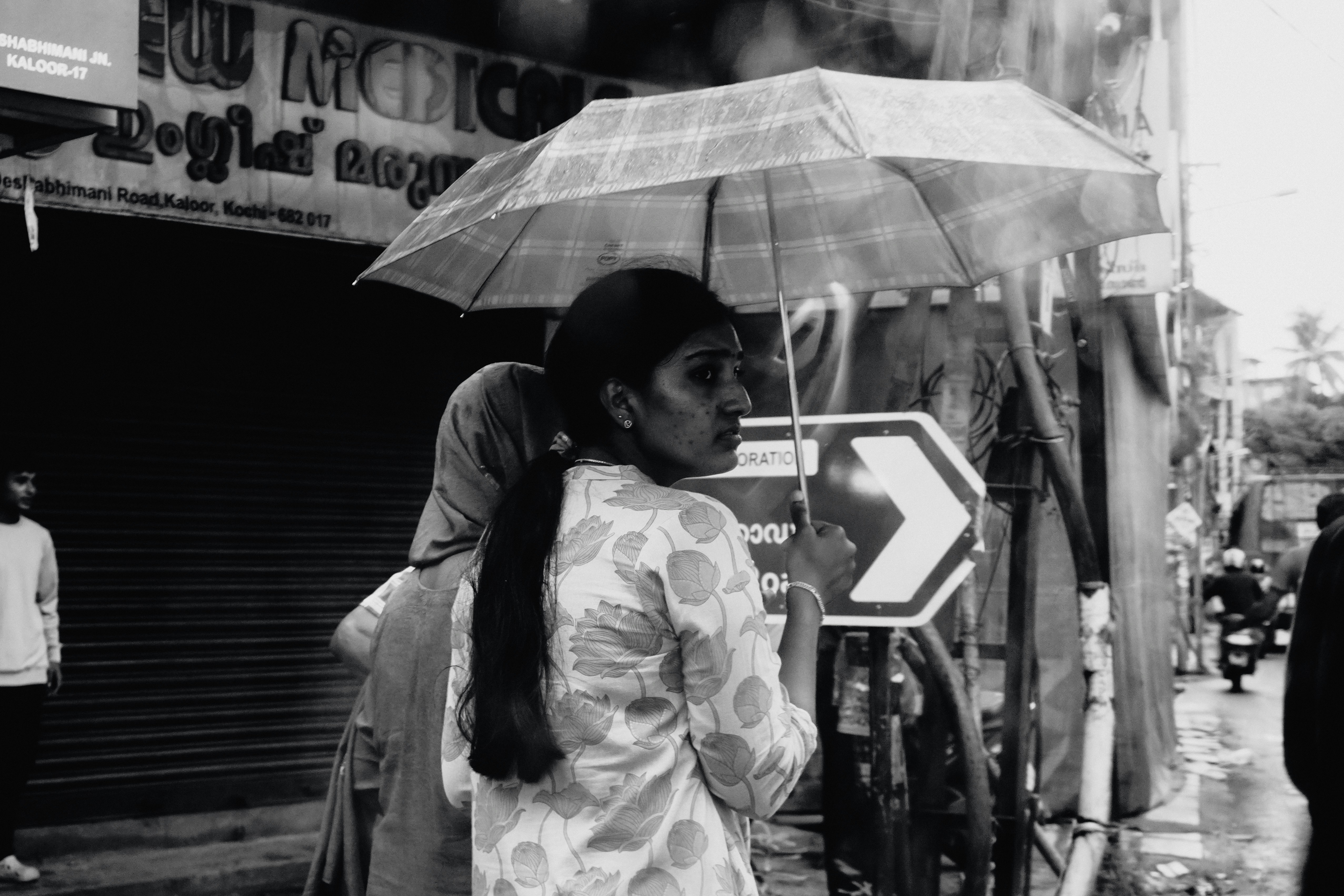 Umbrella Moment: A Quiet Turn in the Street