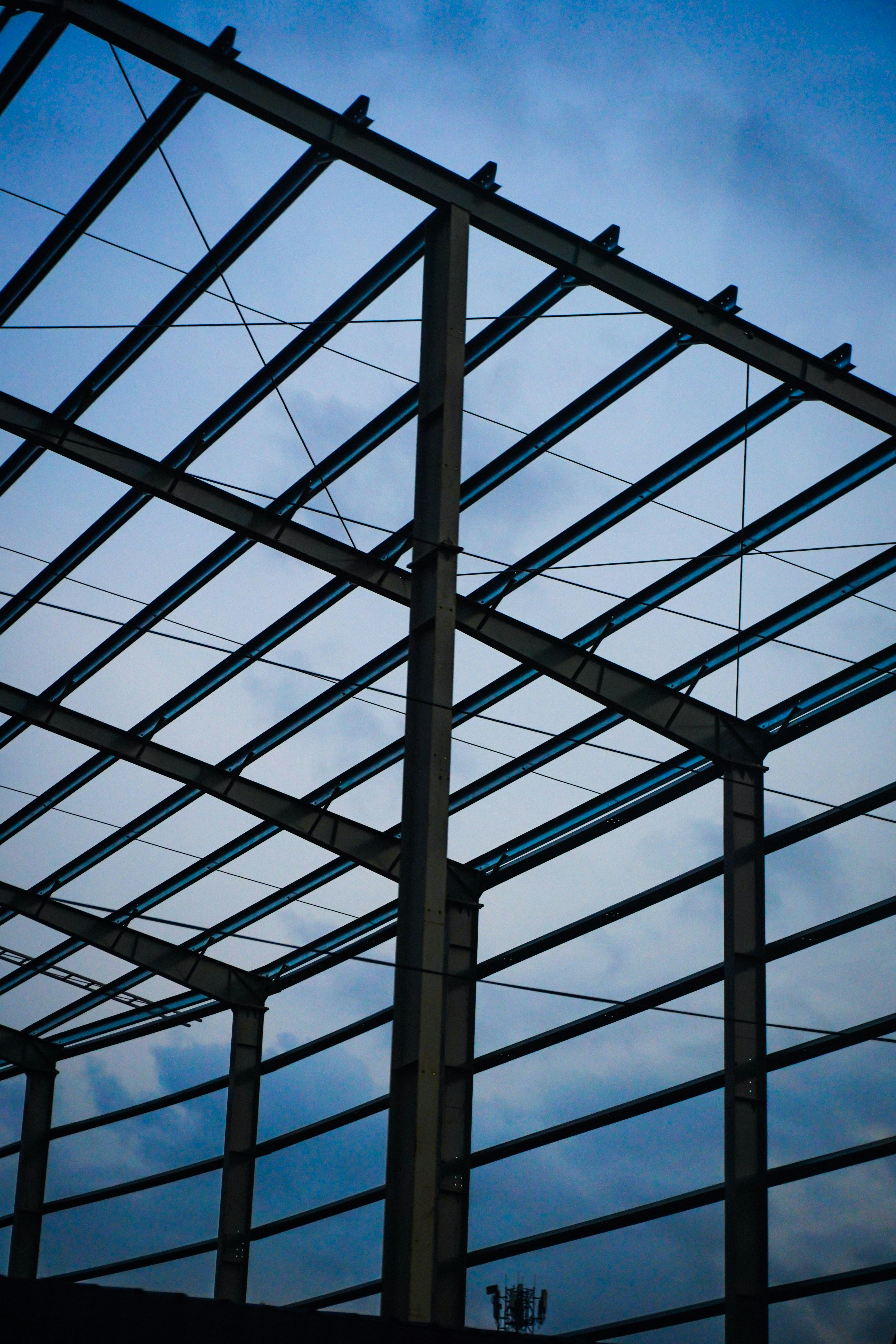 Steel Skeleton Reaching for Sky