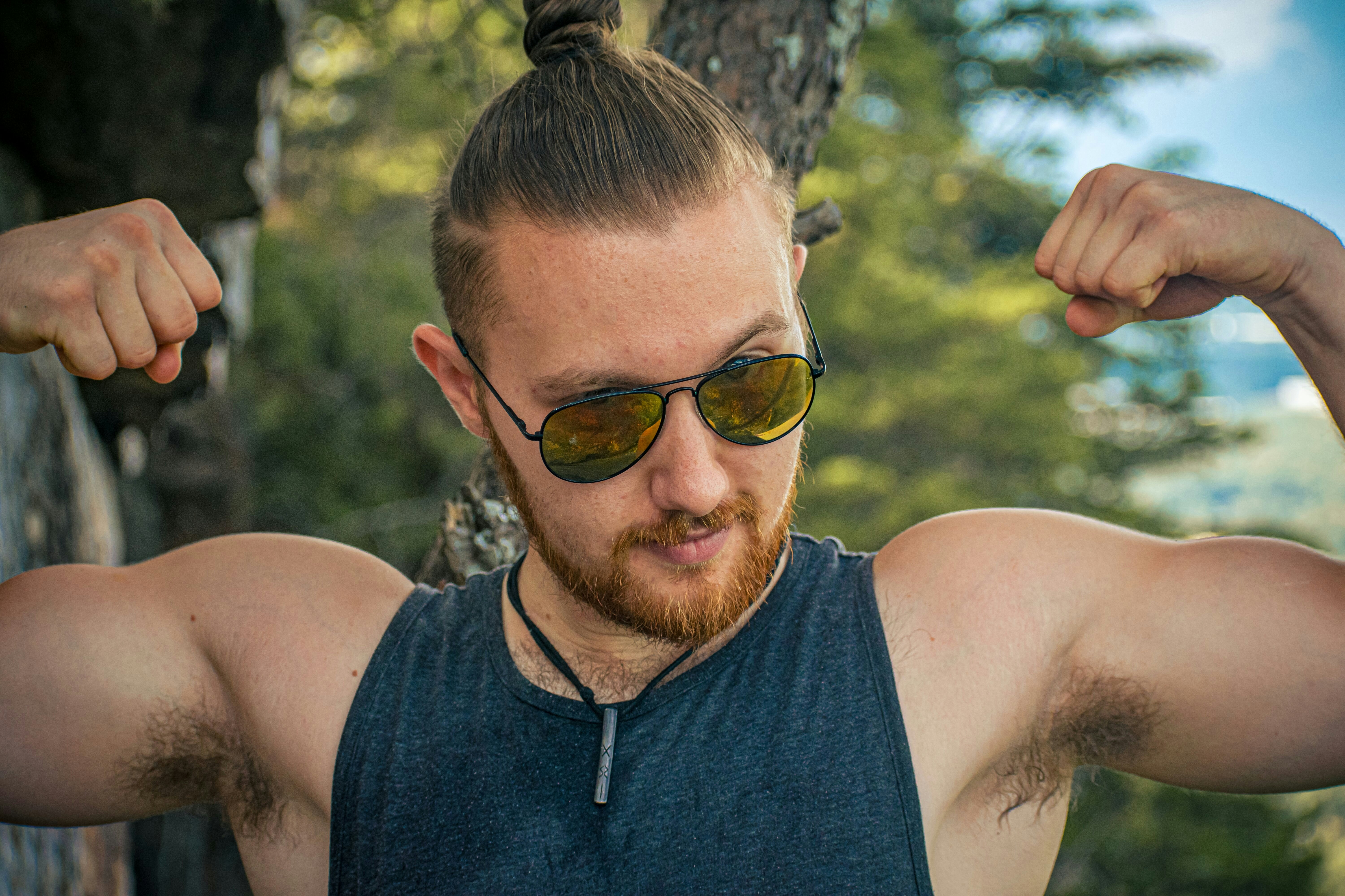 Strength in Focus: A Close-Up of Confidence