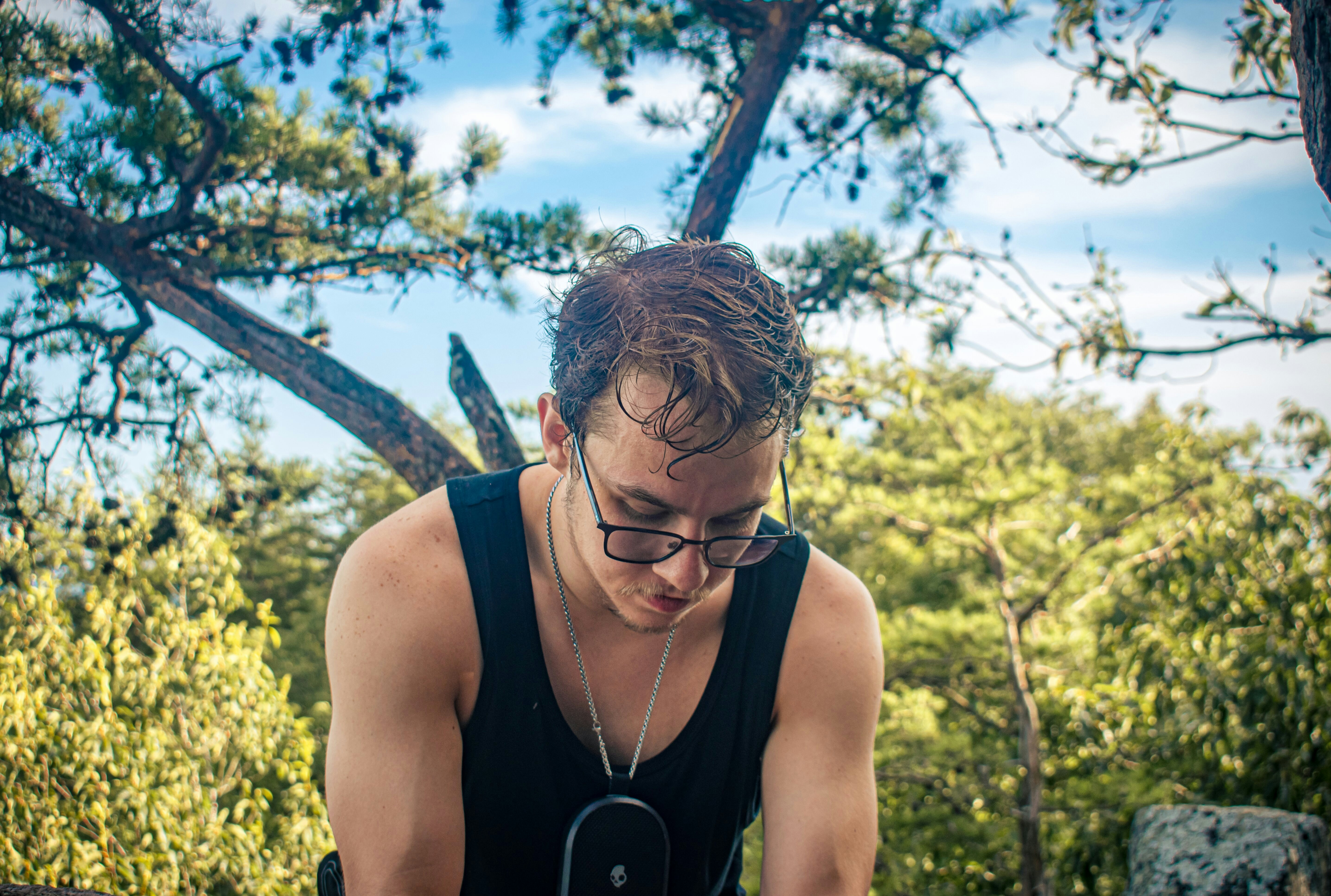 Focused Moment: The Portrait of a Concentrated Adventurer