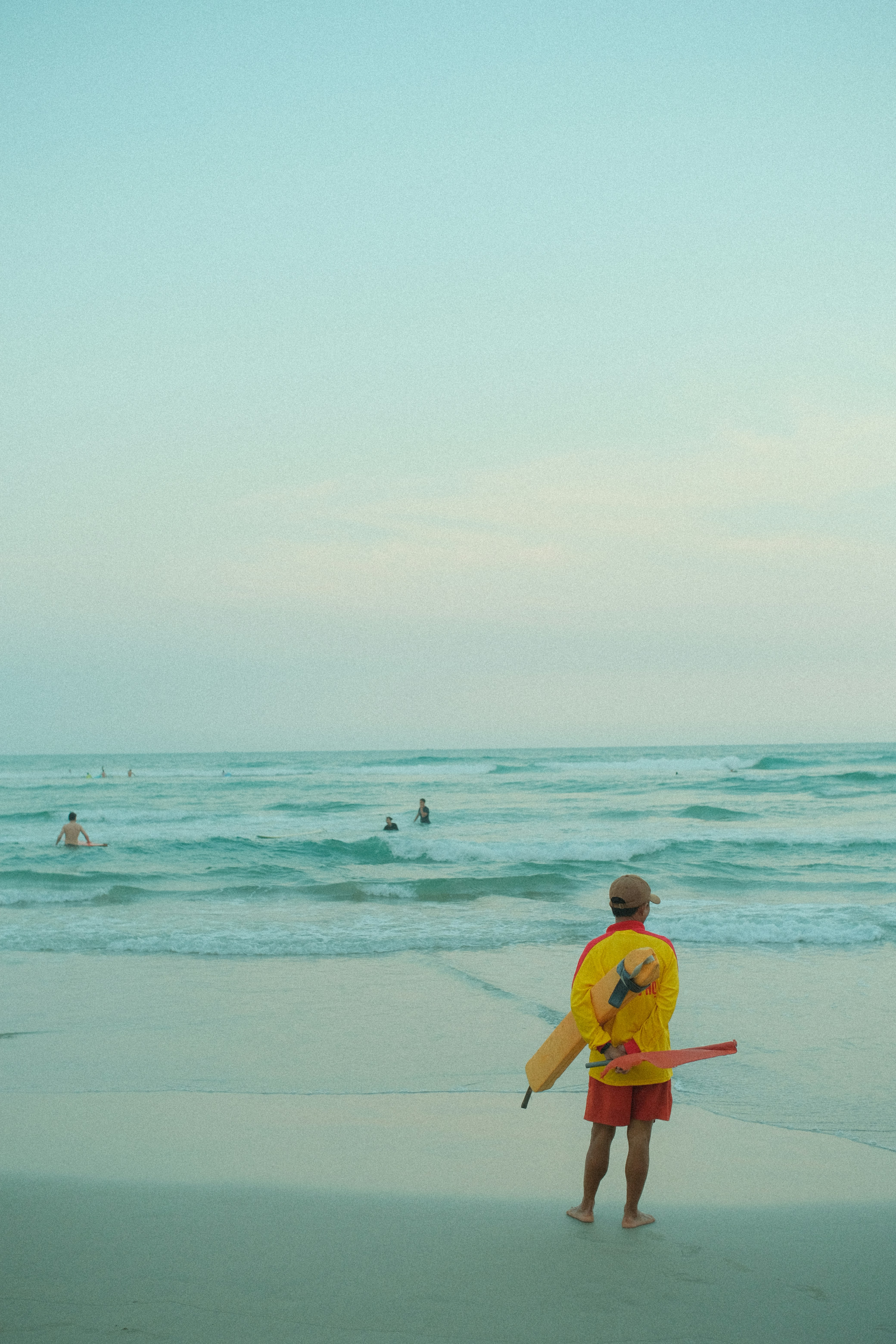Lifeguard on the Quiet Shore: A Solo Beach Walk