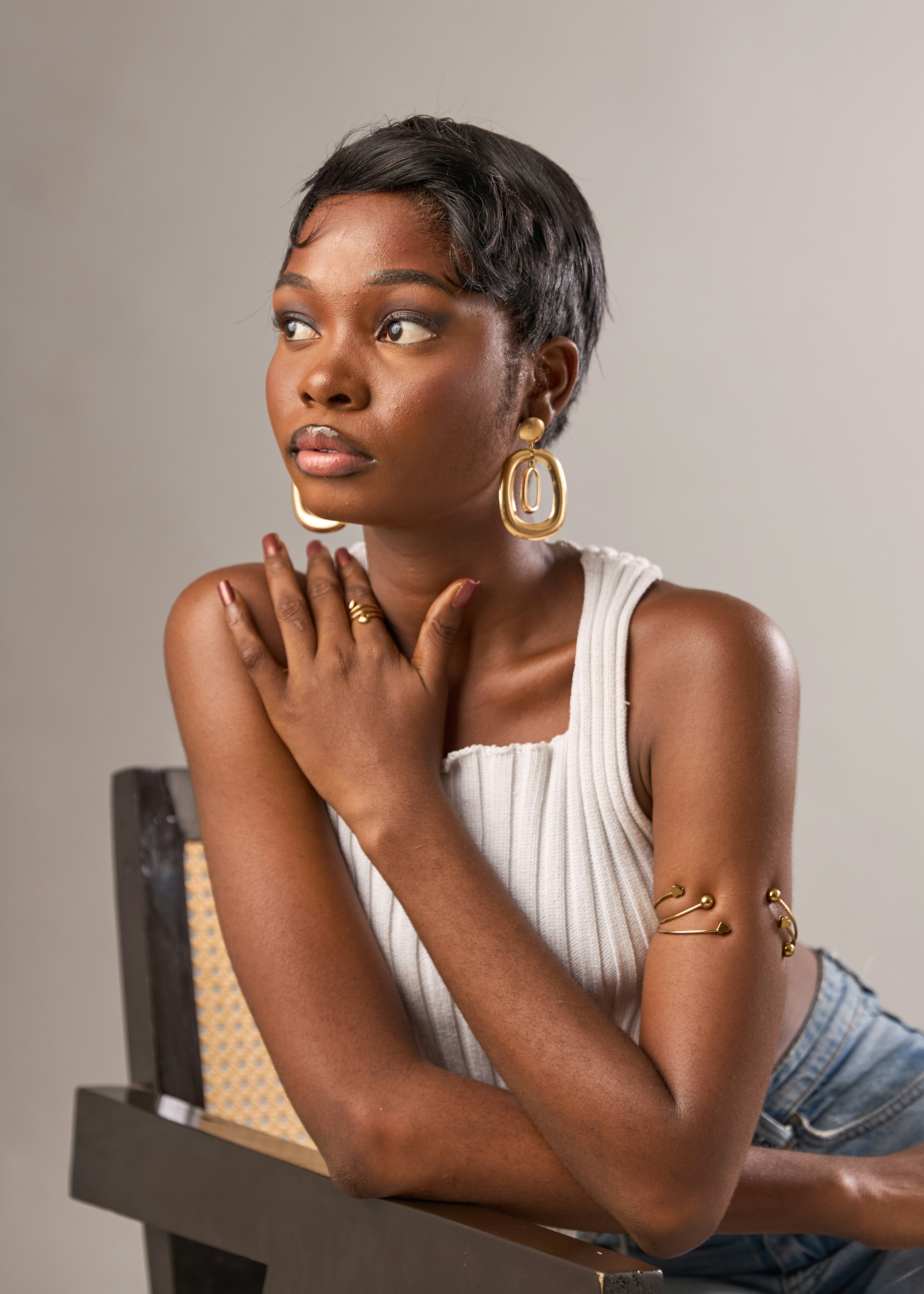 Quiet Grace: Portrait of Contemplation