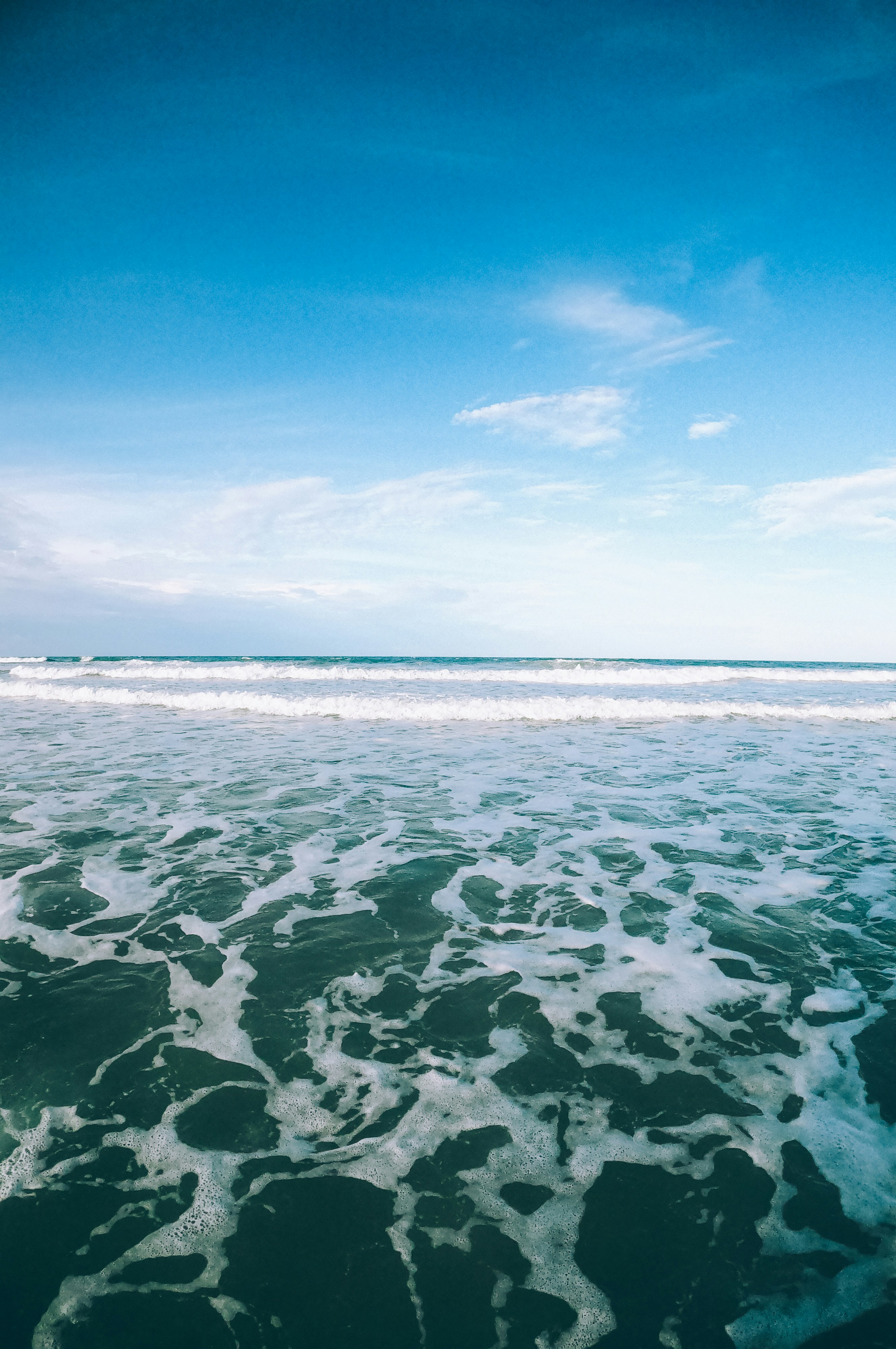 Horizon Tea: Endless Sea and Sky from a Quiet Shore