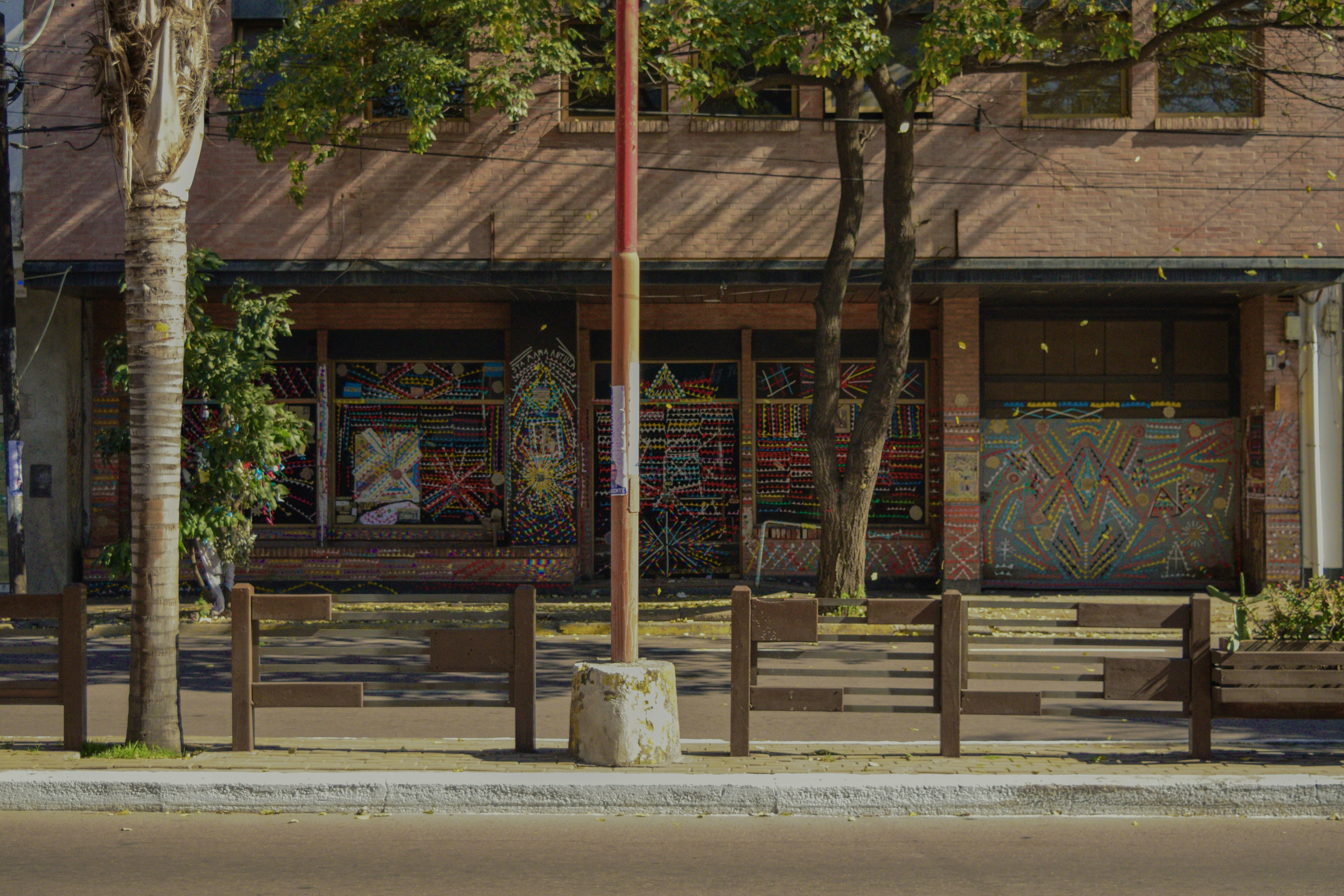 Graffiti Gallery in the Quiet Street