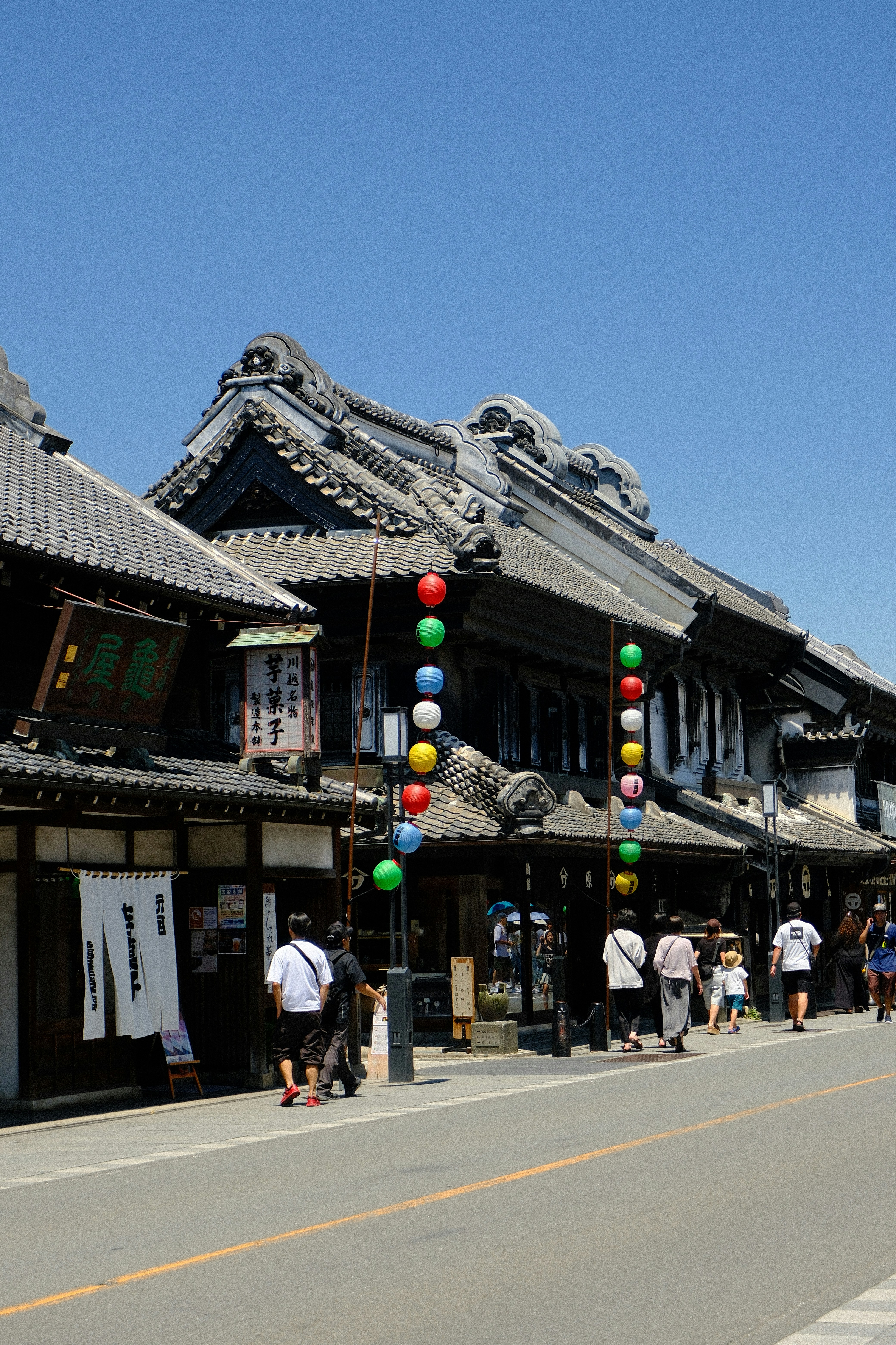 Lanterns on a Historic Japanese Street