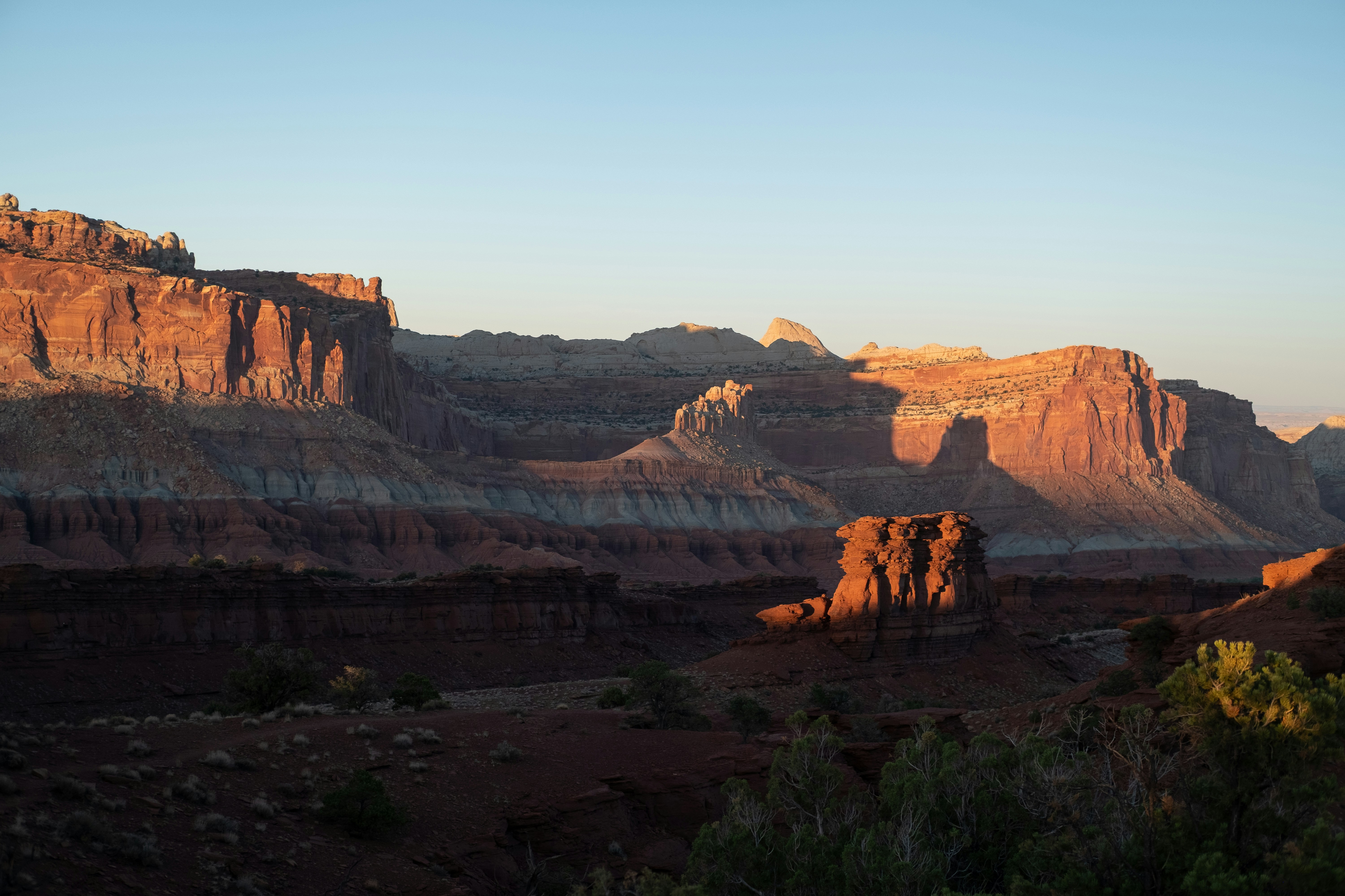 Desert Rim at Golden Hour