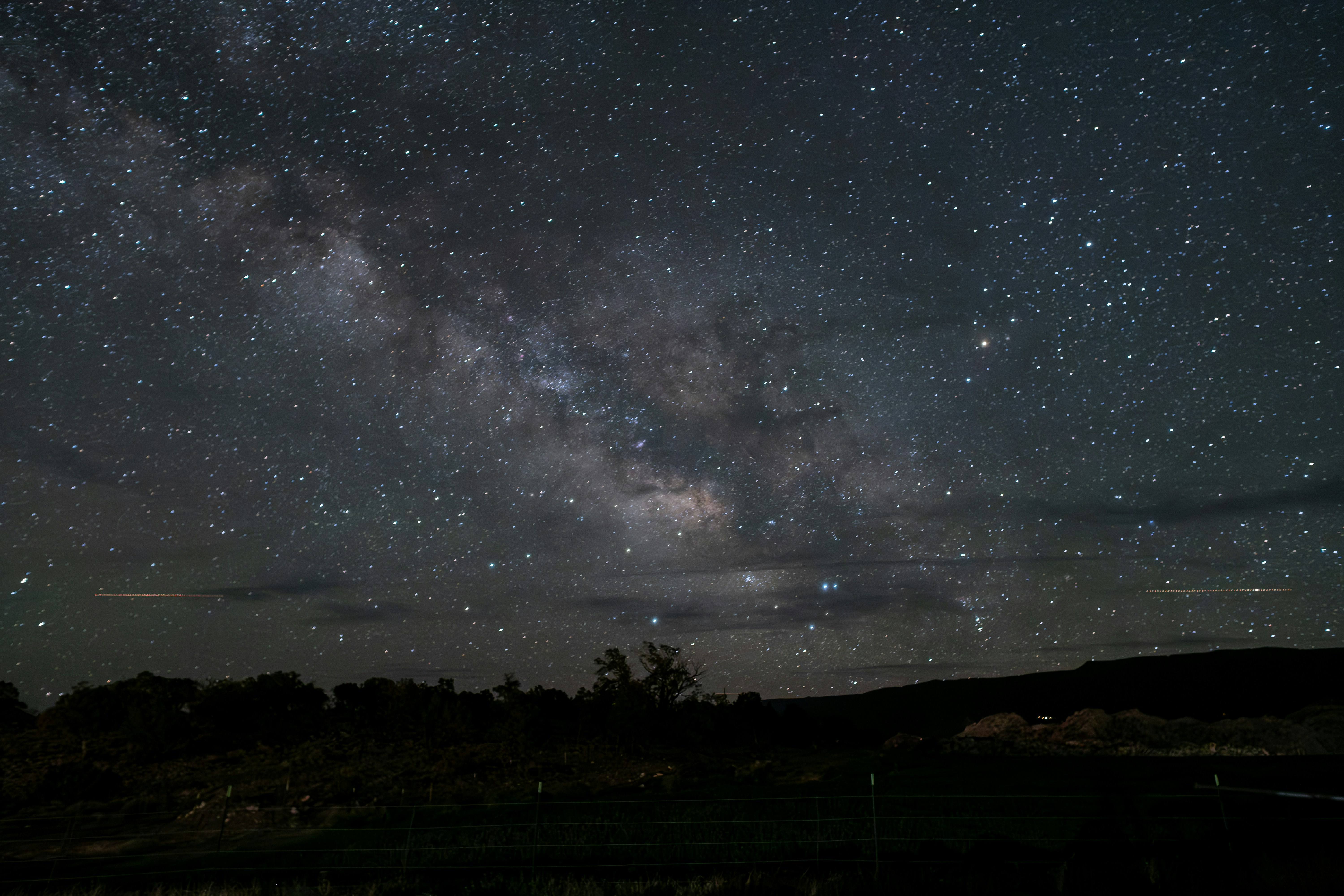 Milky Way Over Quiet Horizon