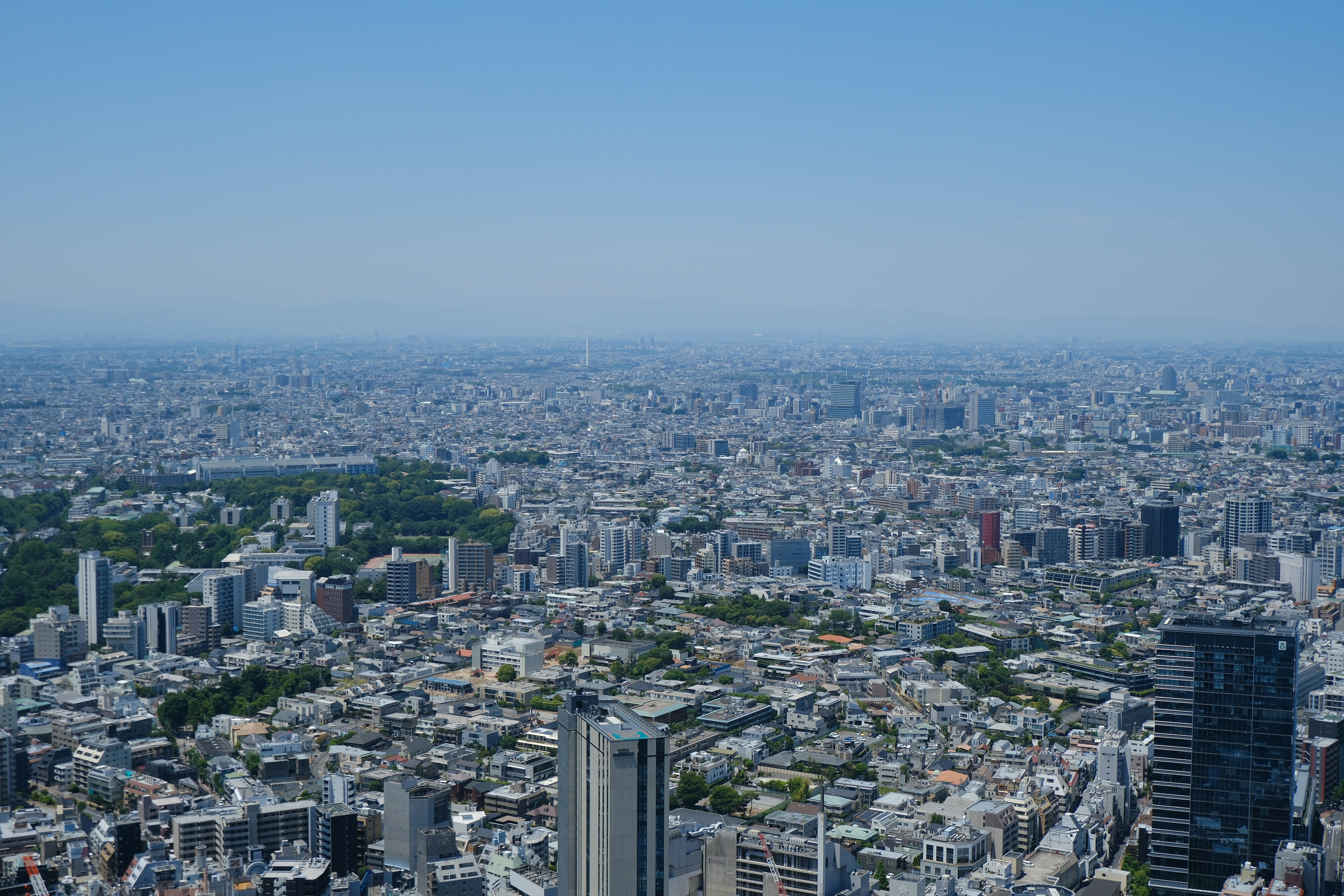 Edge of the City: A Panoramic Morning Over Dense Urban Grid