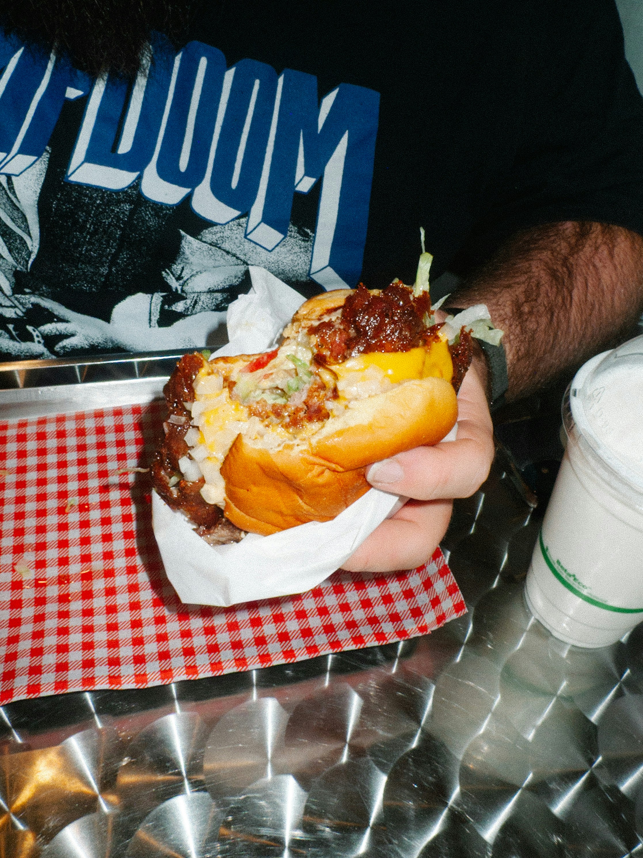 Beefy Bite at the Checkered Table