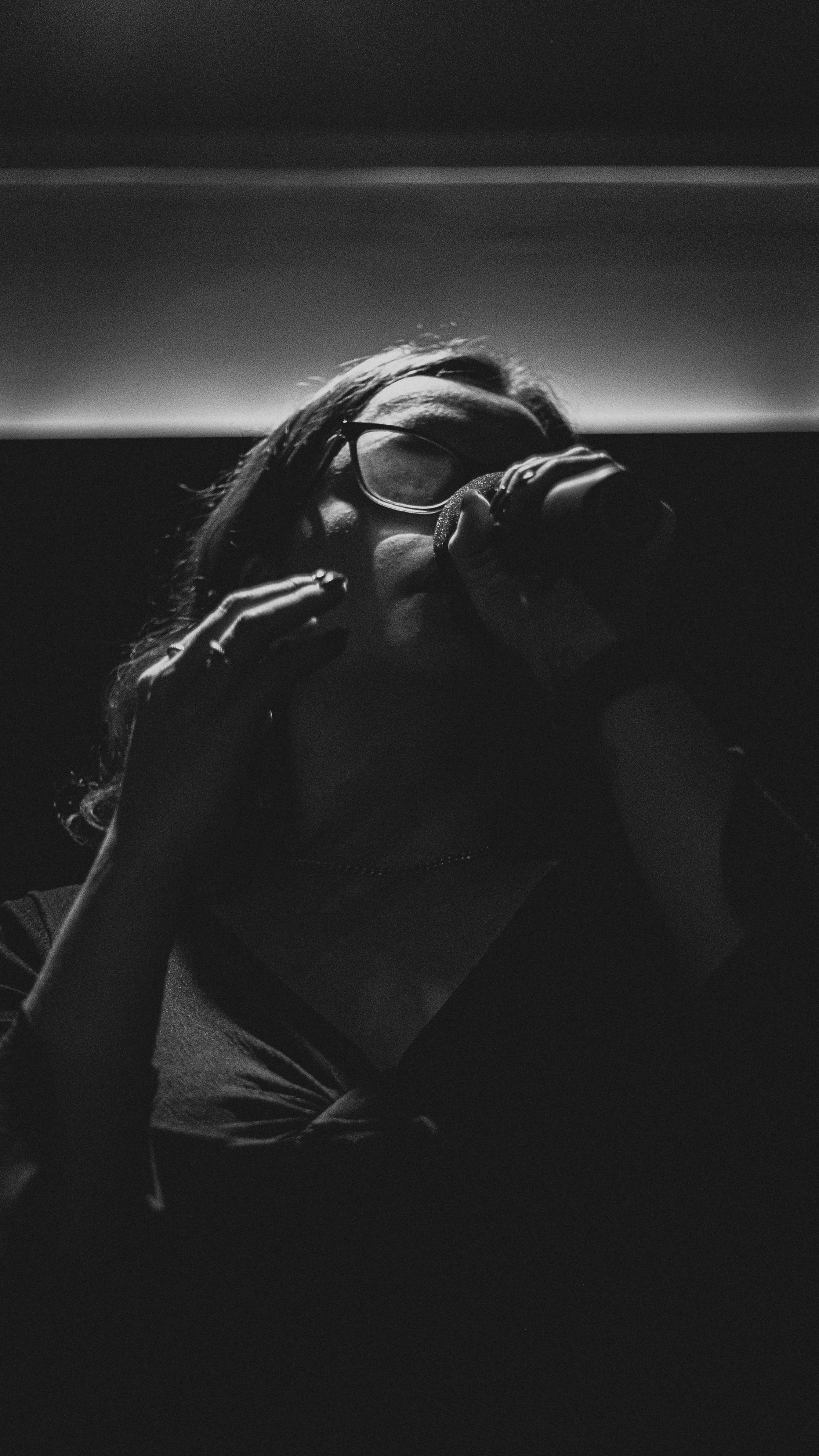Midnight Serenade: A Singer in Velvet Shadows