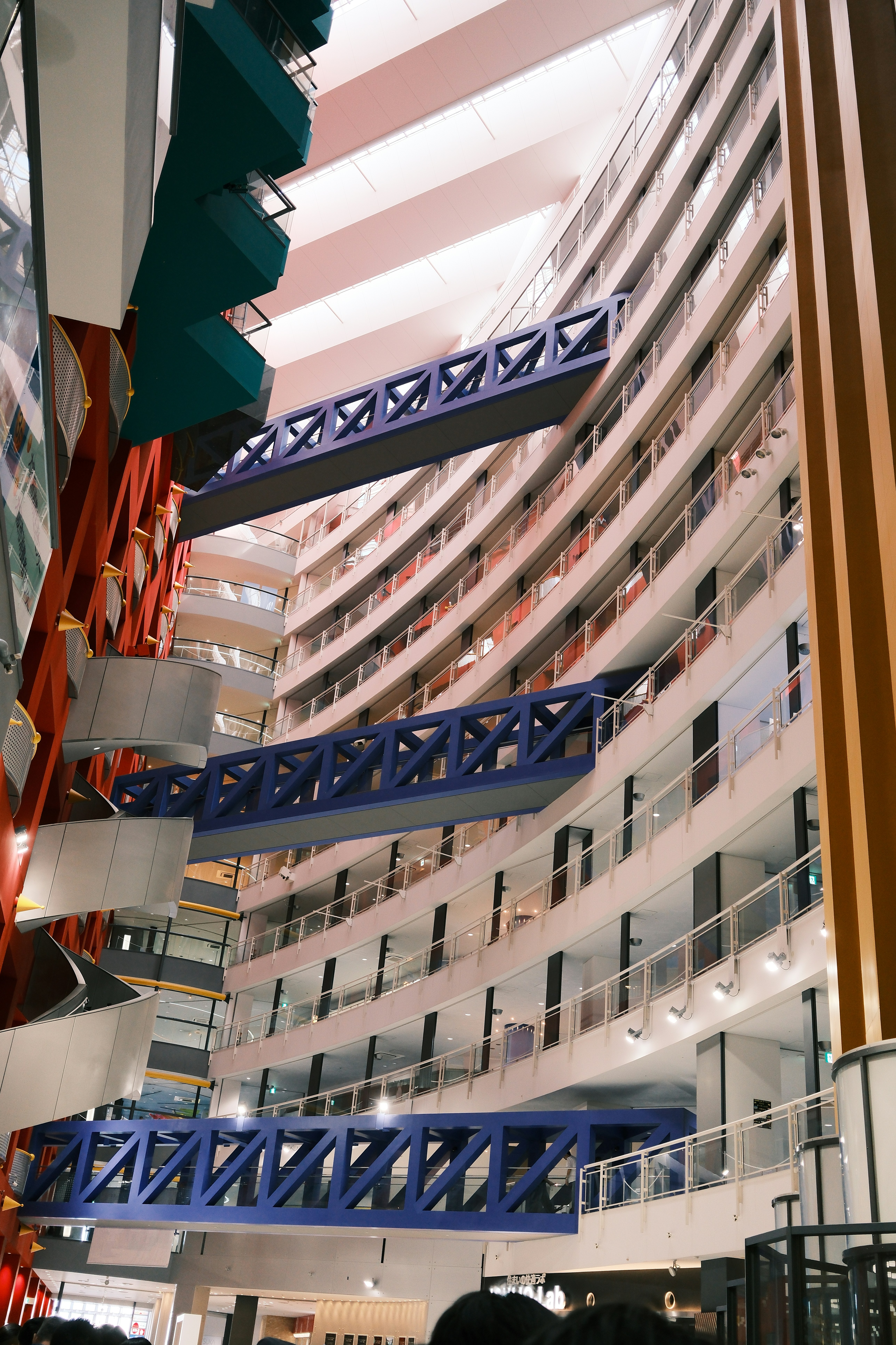 Architectural Symphony in Curved Atrium Bridges