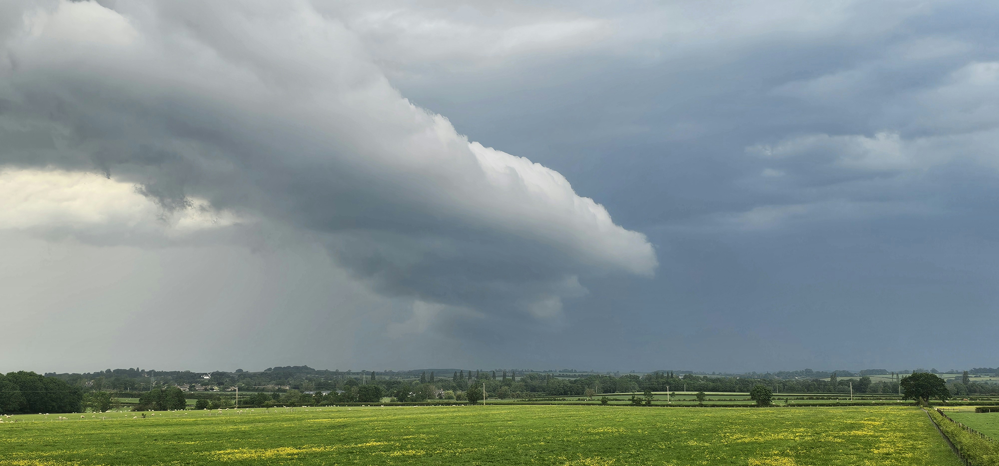 Storm Brim Over the Prairie