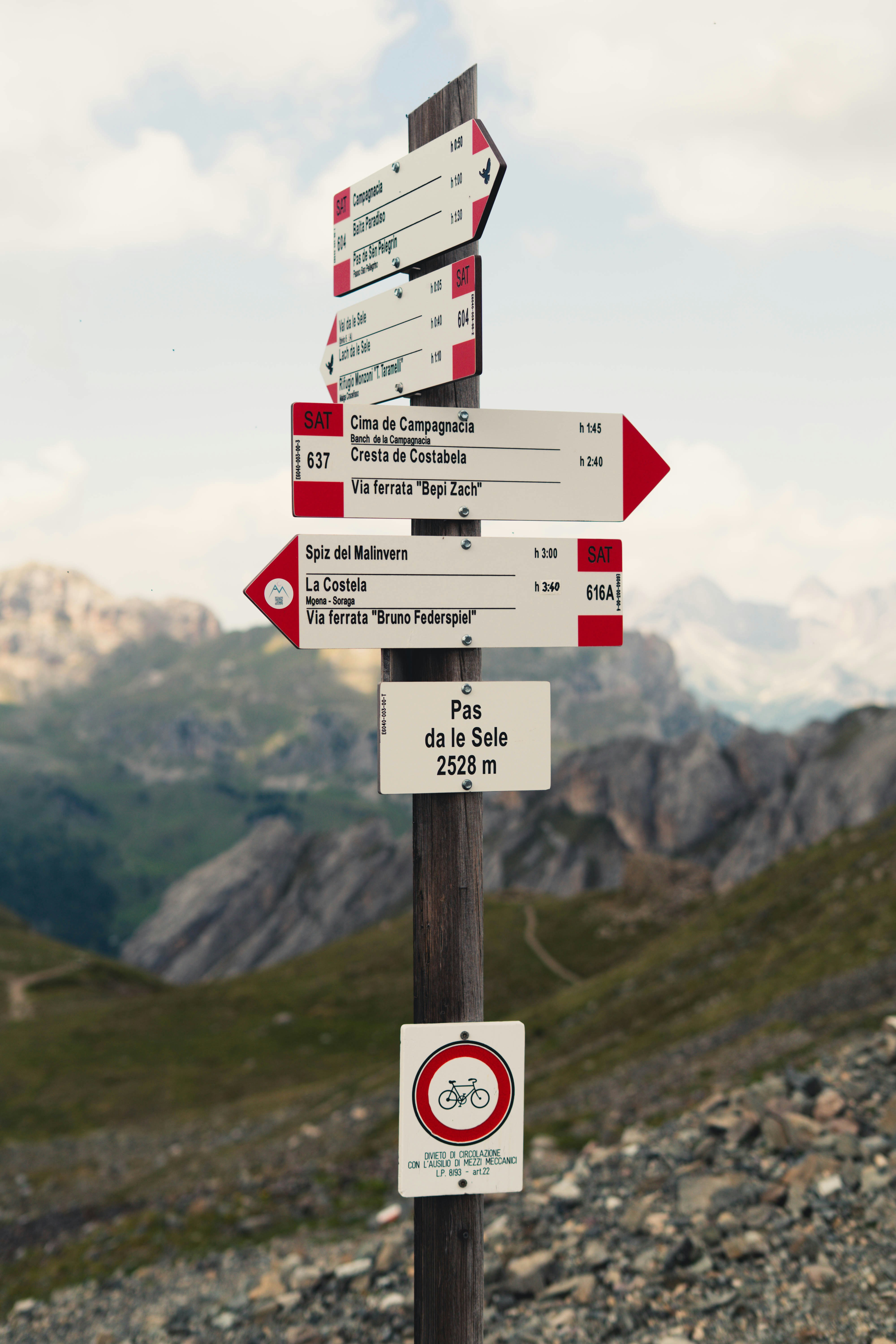 Signpost Summit: Trails and Trailside Choices