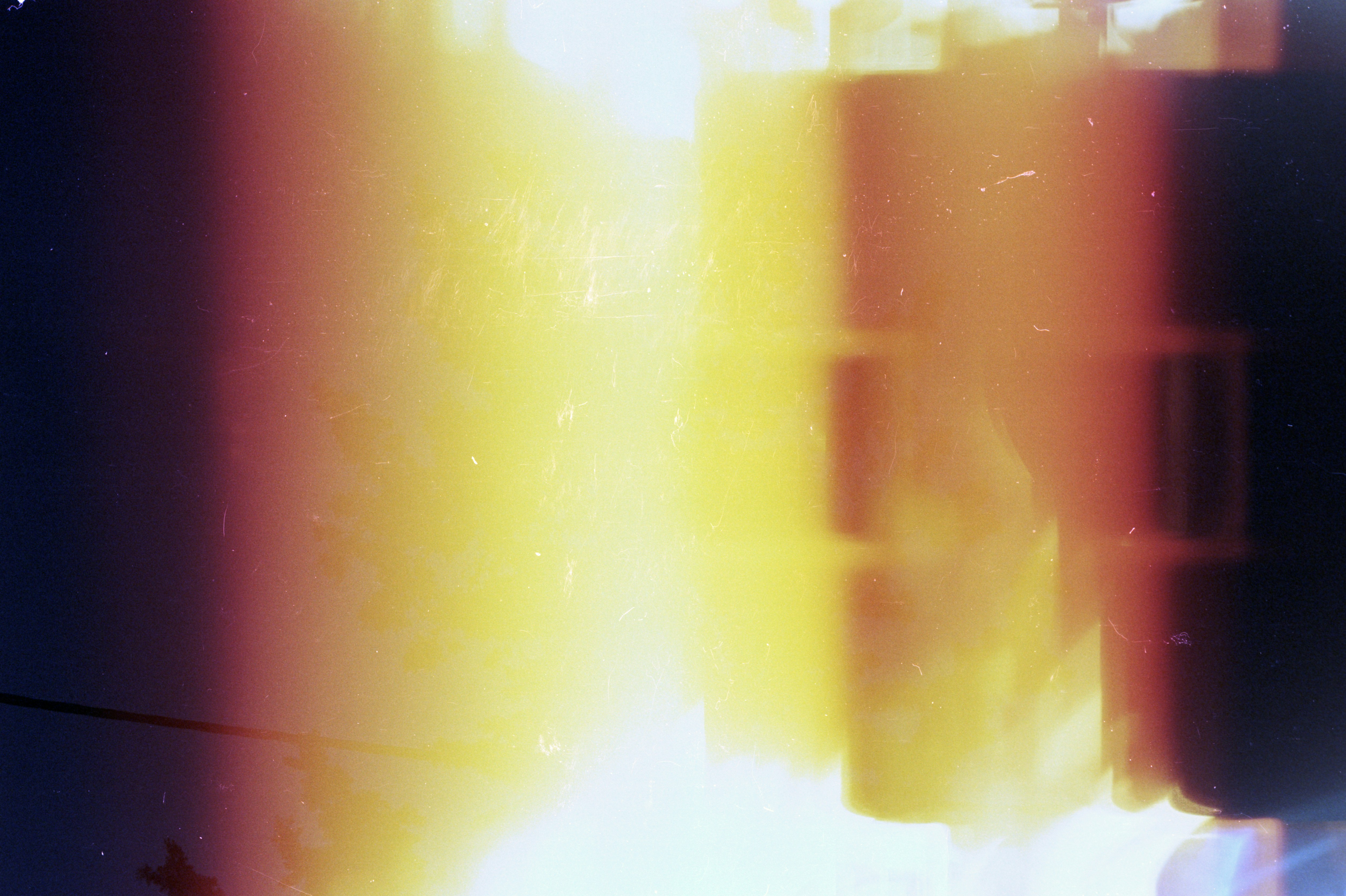 Luminous Refrain: Abstract Light Echoes Across a Fiery Fractured Frame