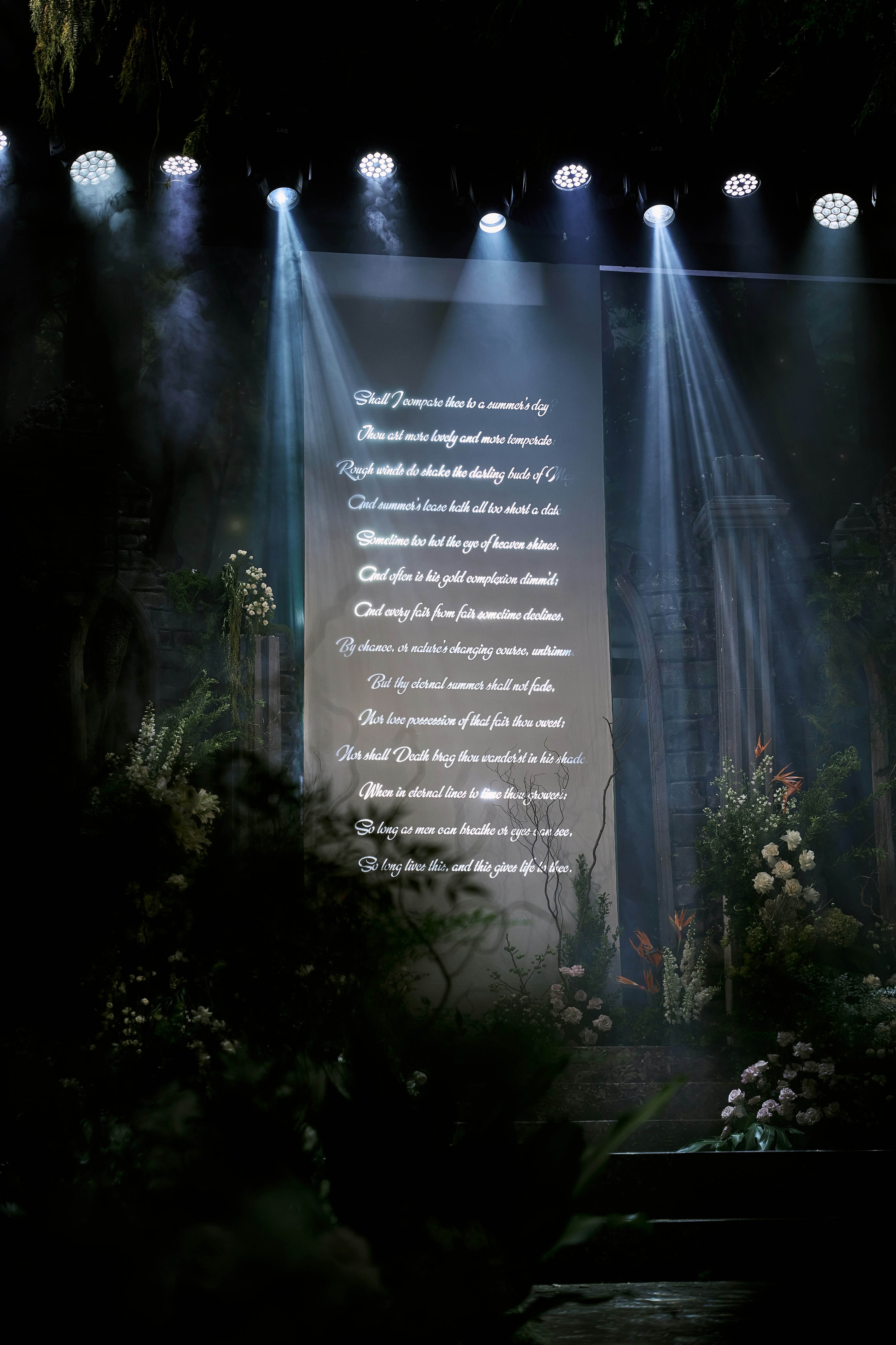 Spotlit Memorial Scroll: A Quiet Synopsis of Verse