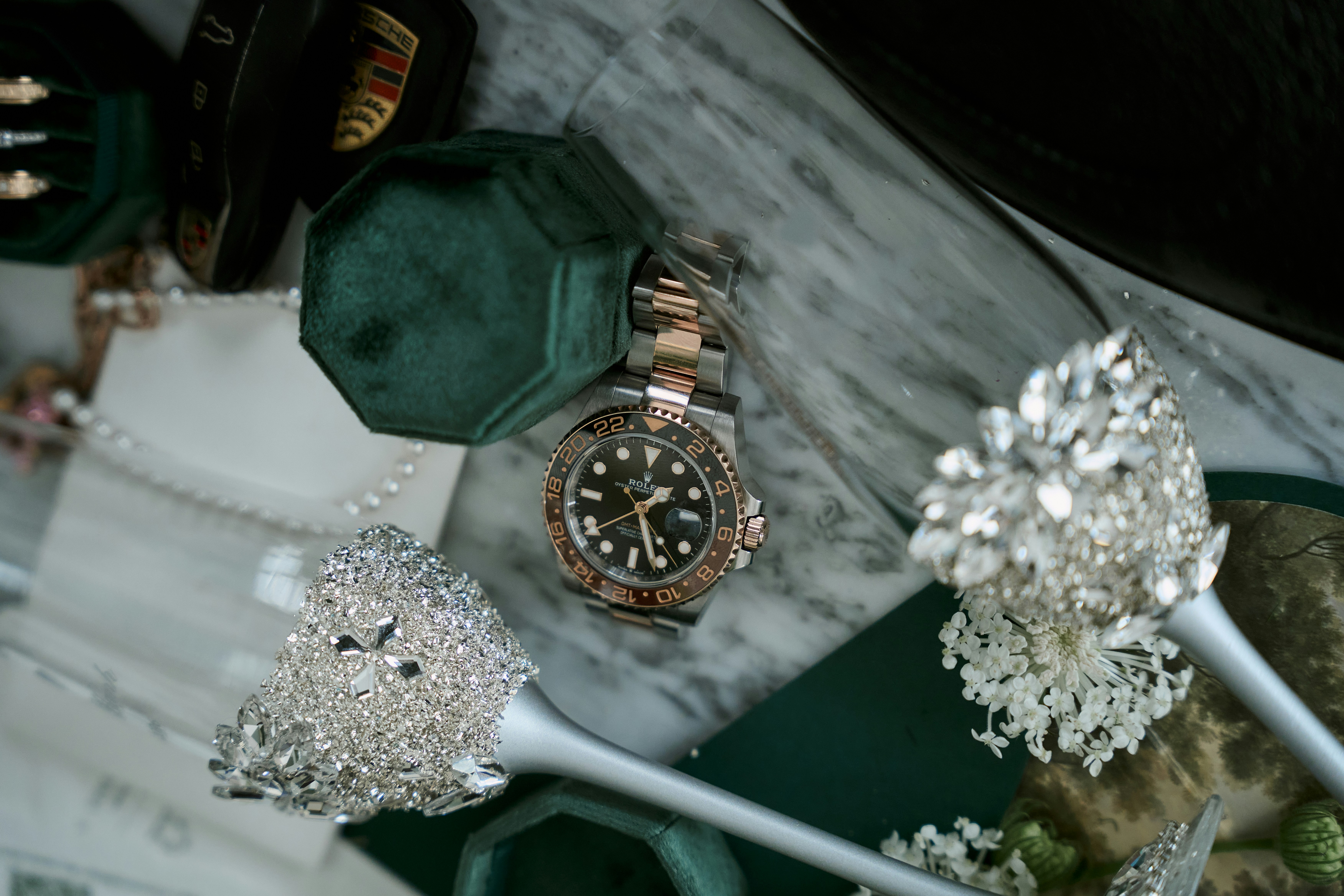 Midnight Orbit: A Luxury Rolex Anchored by Crystal Echoes