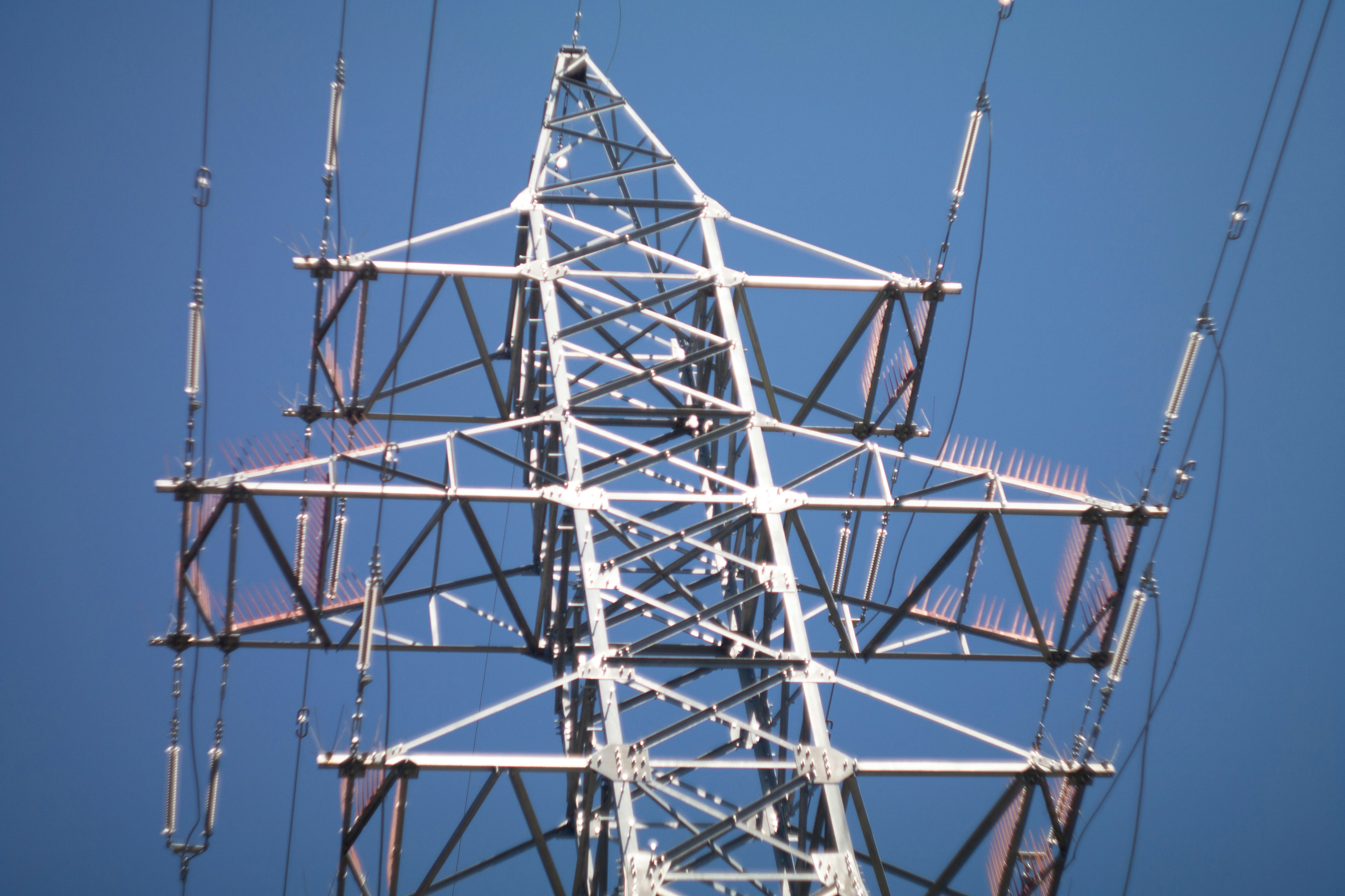 Rising Lattice: an Arrow of Steel Against a Clear Blue Sky