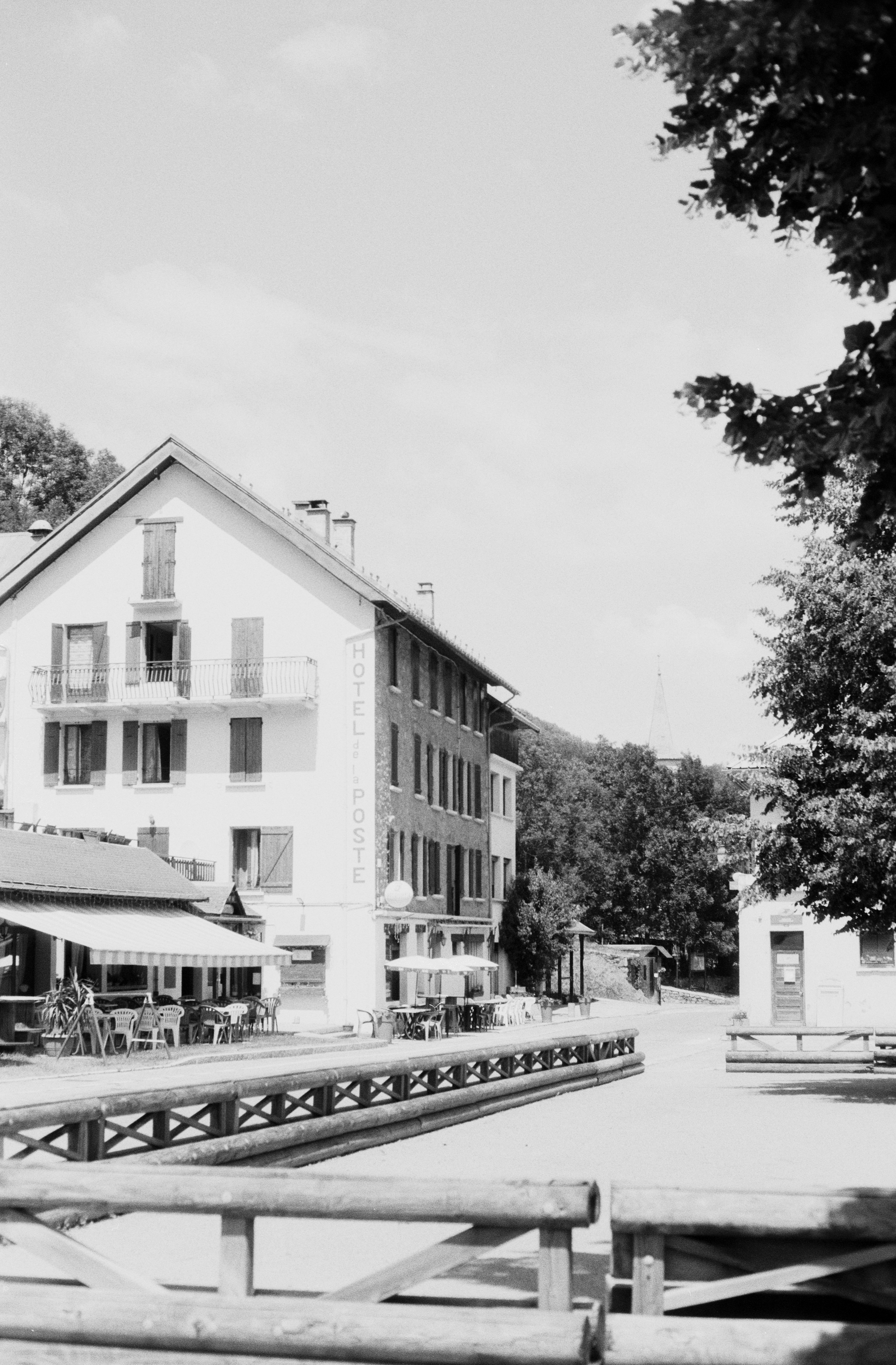 Quaint Hotel by the Lakefront: A Quiet European Street