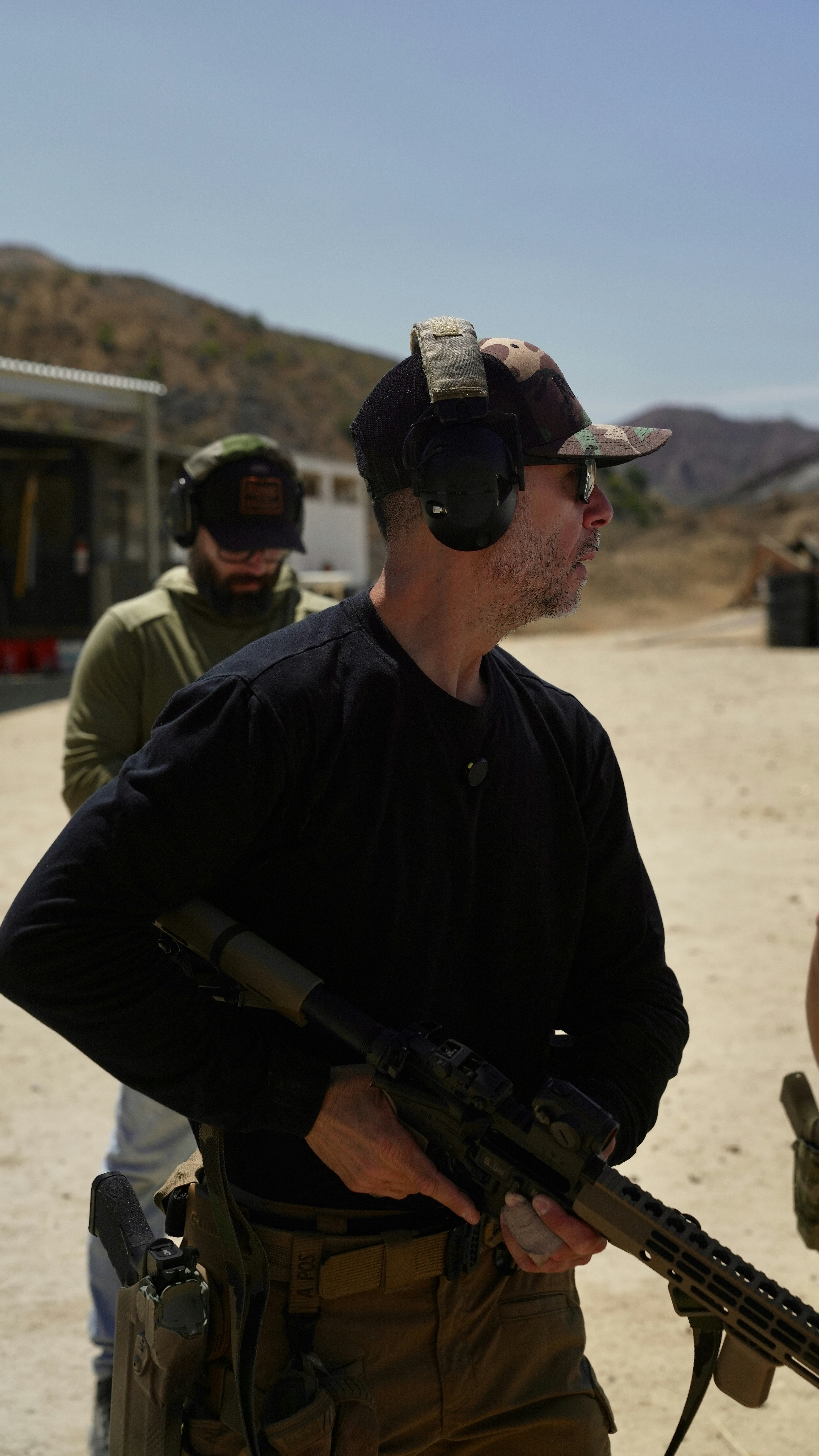 The Rifleman in Focus: A Soldier-Style Portrait at the Range