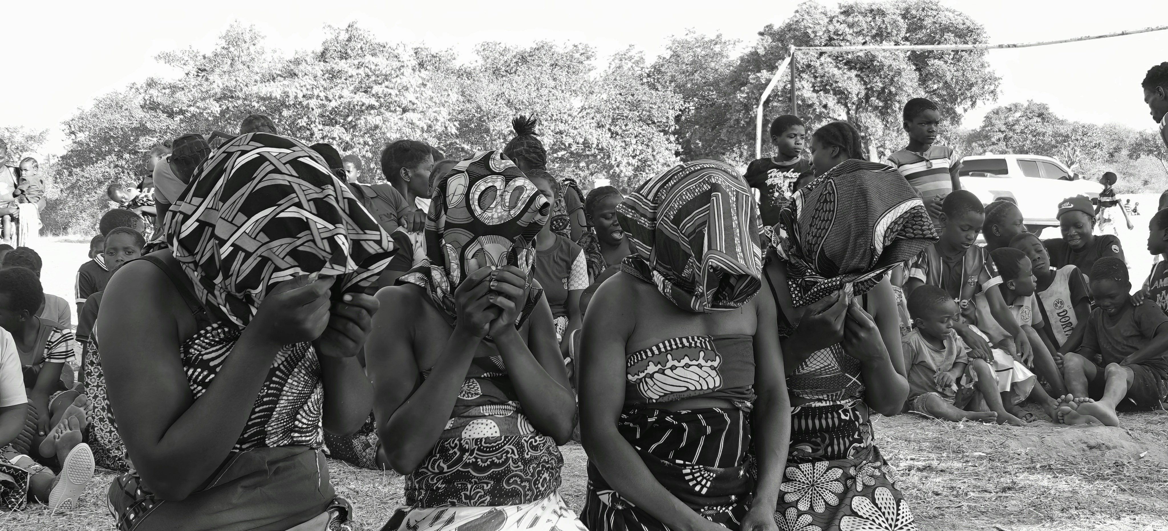 Gathered Voices: A Silent Moment of Shared Sorrow