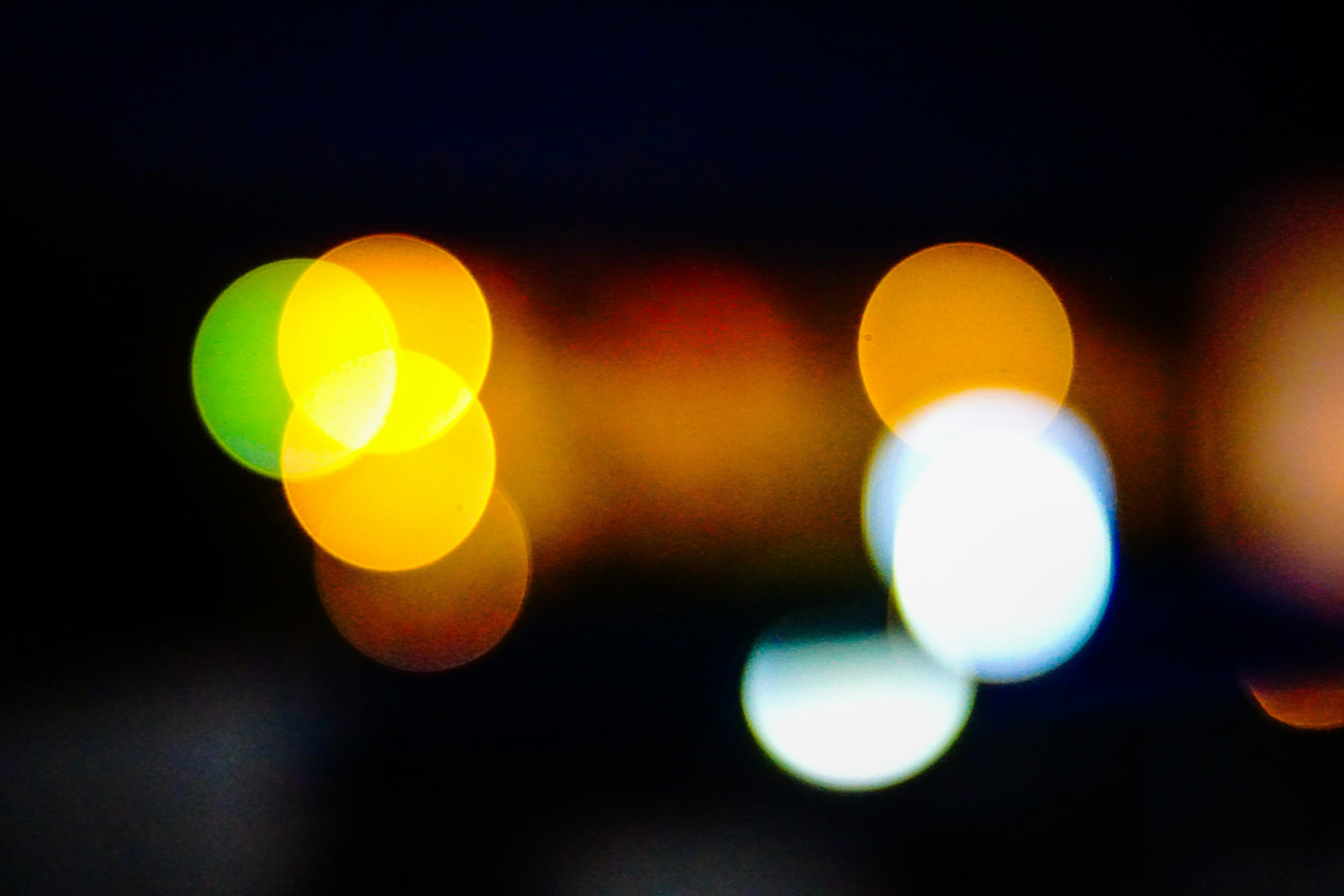 Bokeh Night: Neon Orbs in Soft Focus