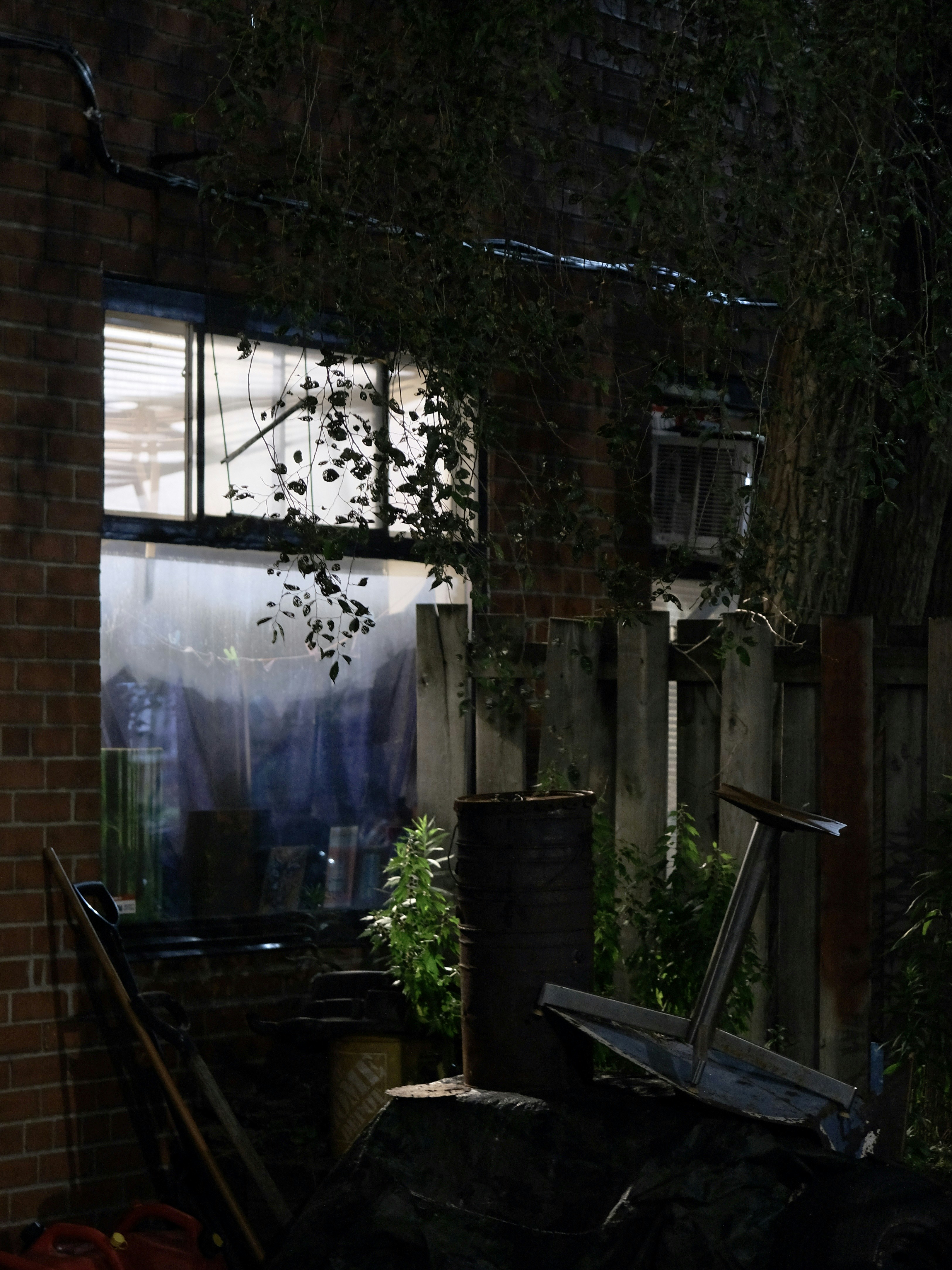 Hidden Garden Workshop Behind the Brick Wall