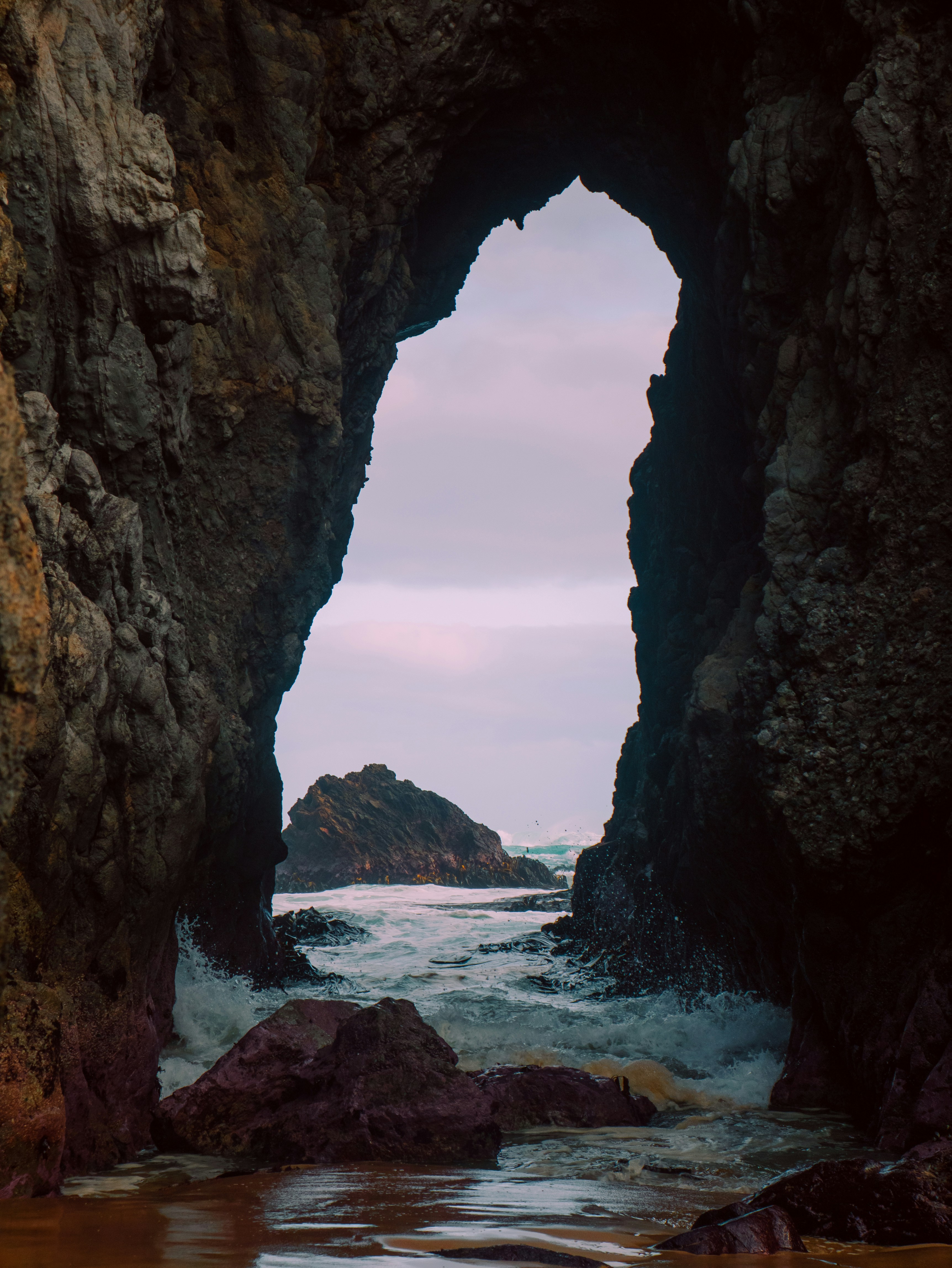 Sea Arch Through Taene Rock: Light at the Mouth of the Ocean