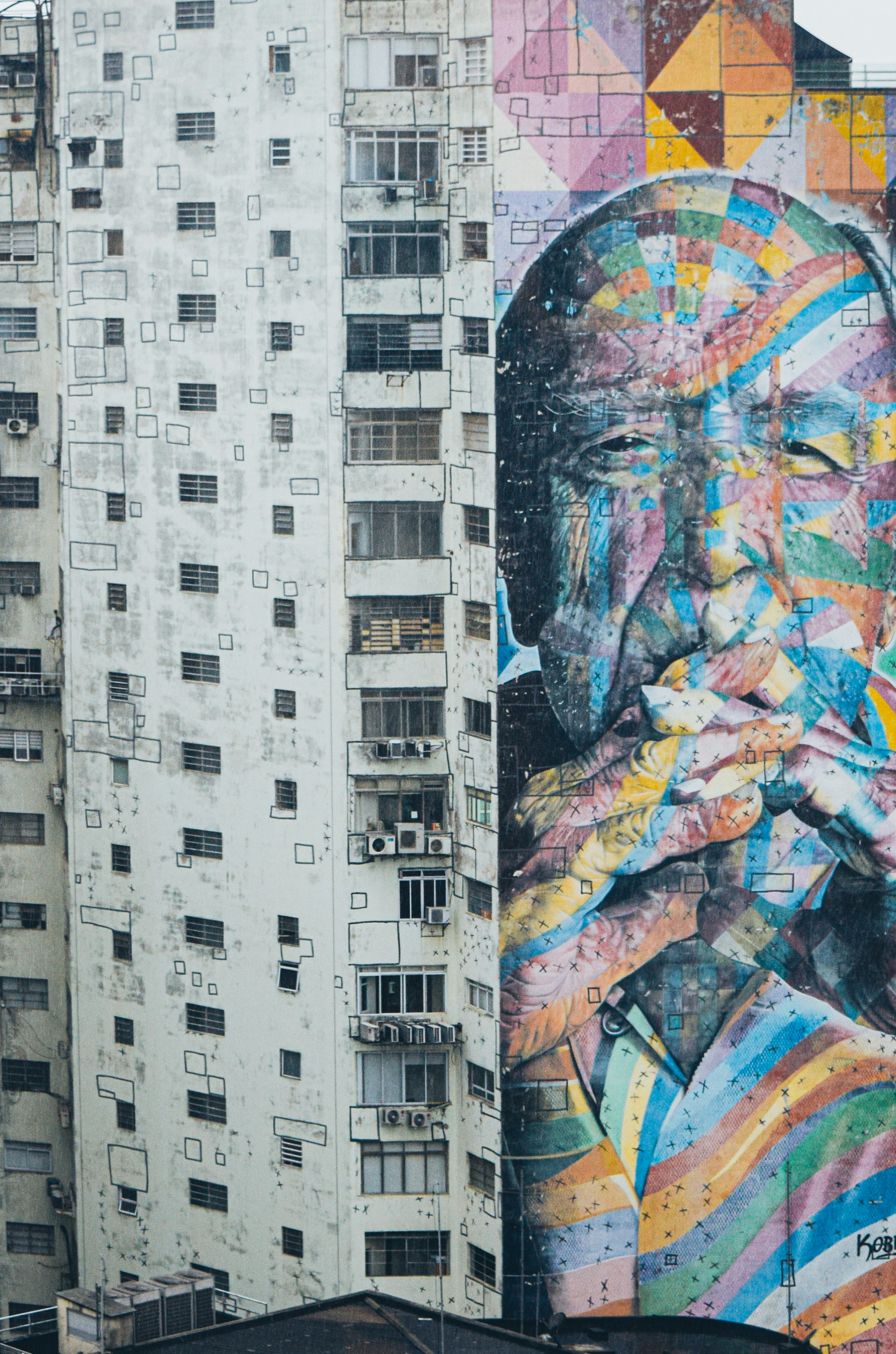 Urban Faces in Color: A Portrait of Mural and Concrete