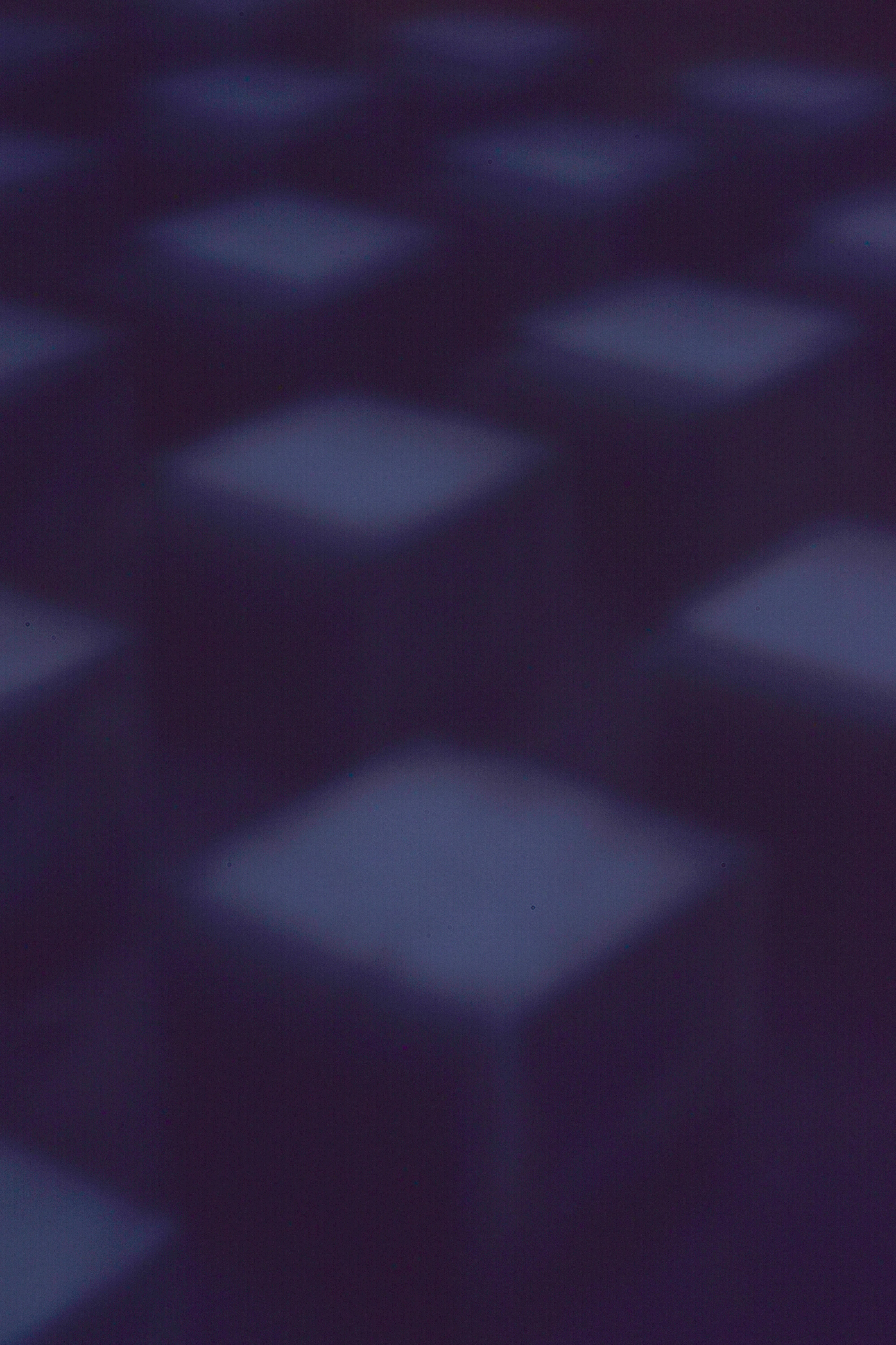 Soft-Blured Grid of Neon Cubes