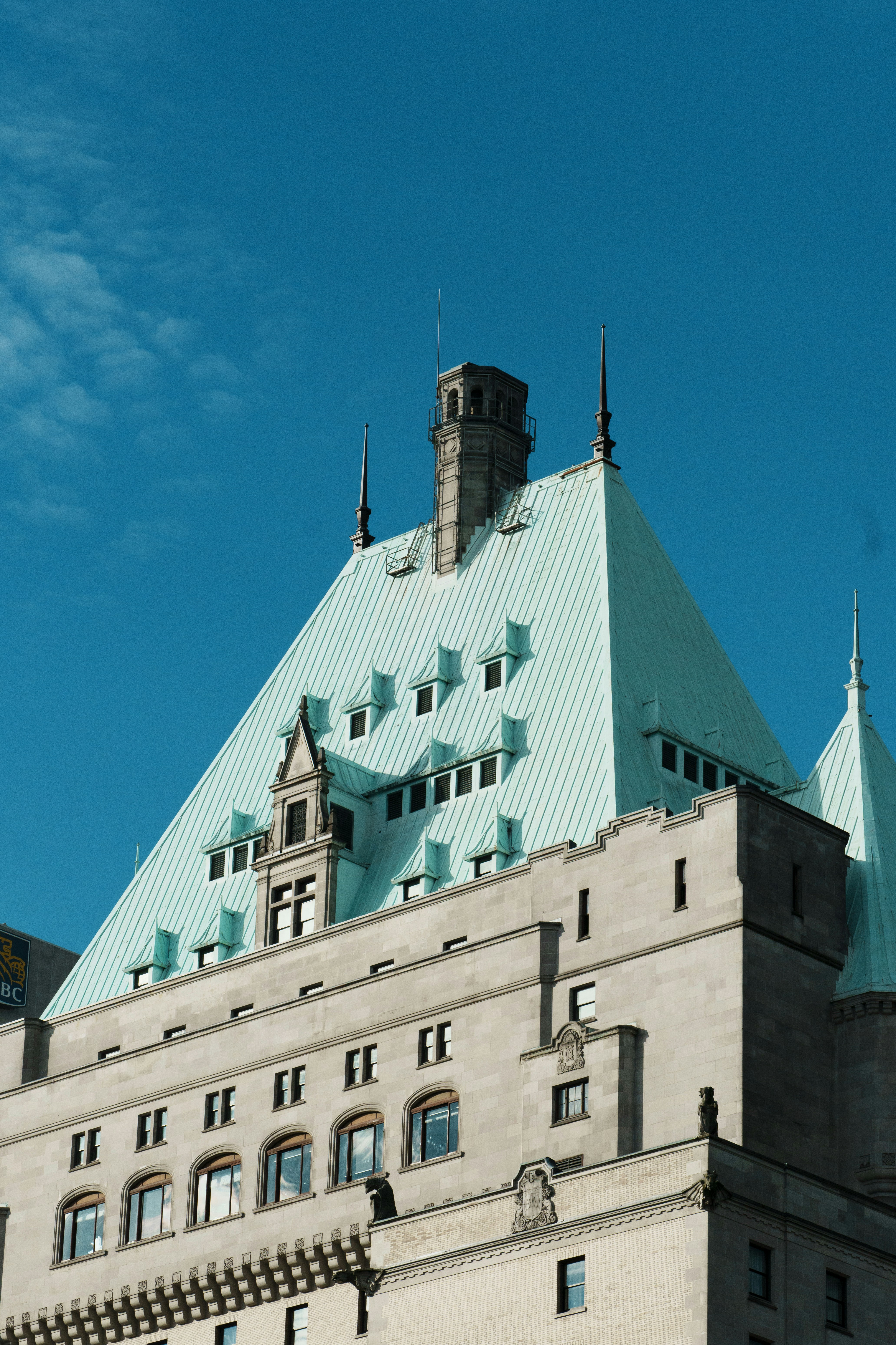 Gothic Edifice Under a Cerulean Sky