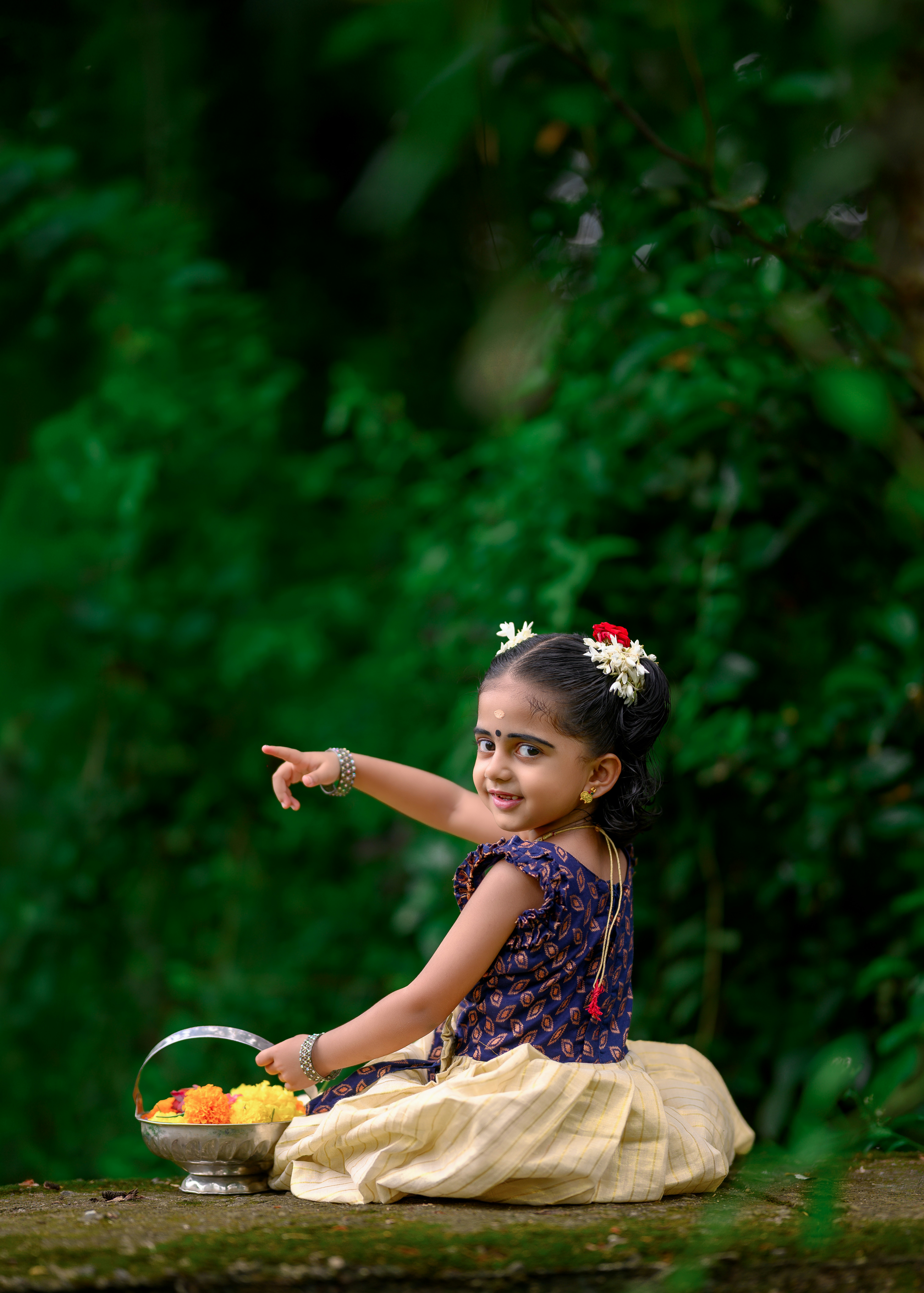 Little Dancer in theGarden: A Vibrant Gesture