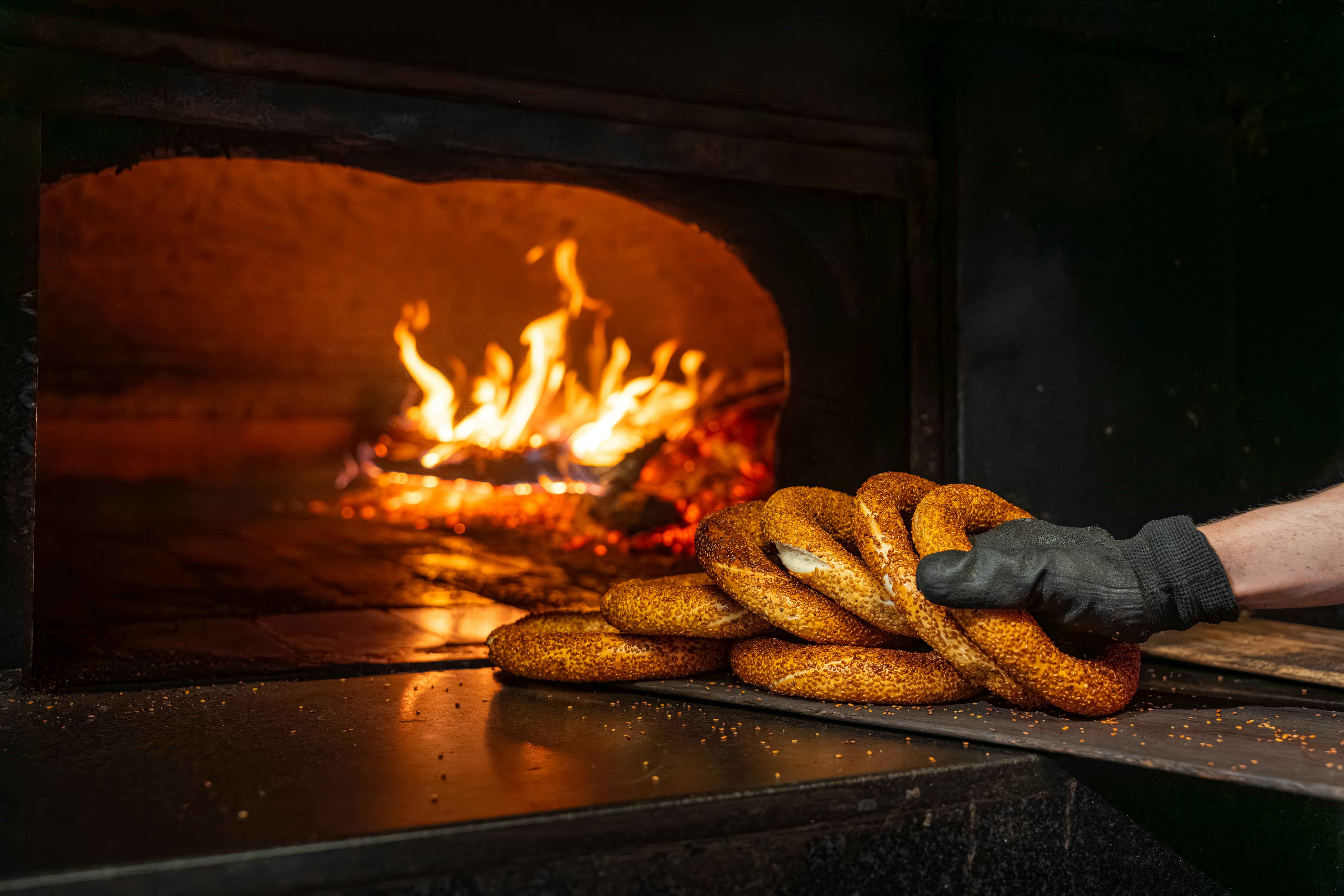 Golden Buns Carried from the Ember Kitchen