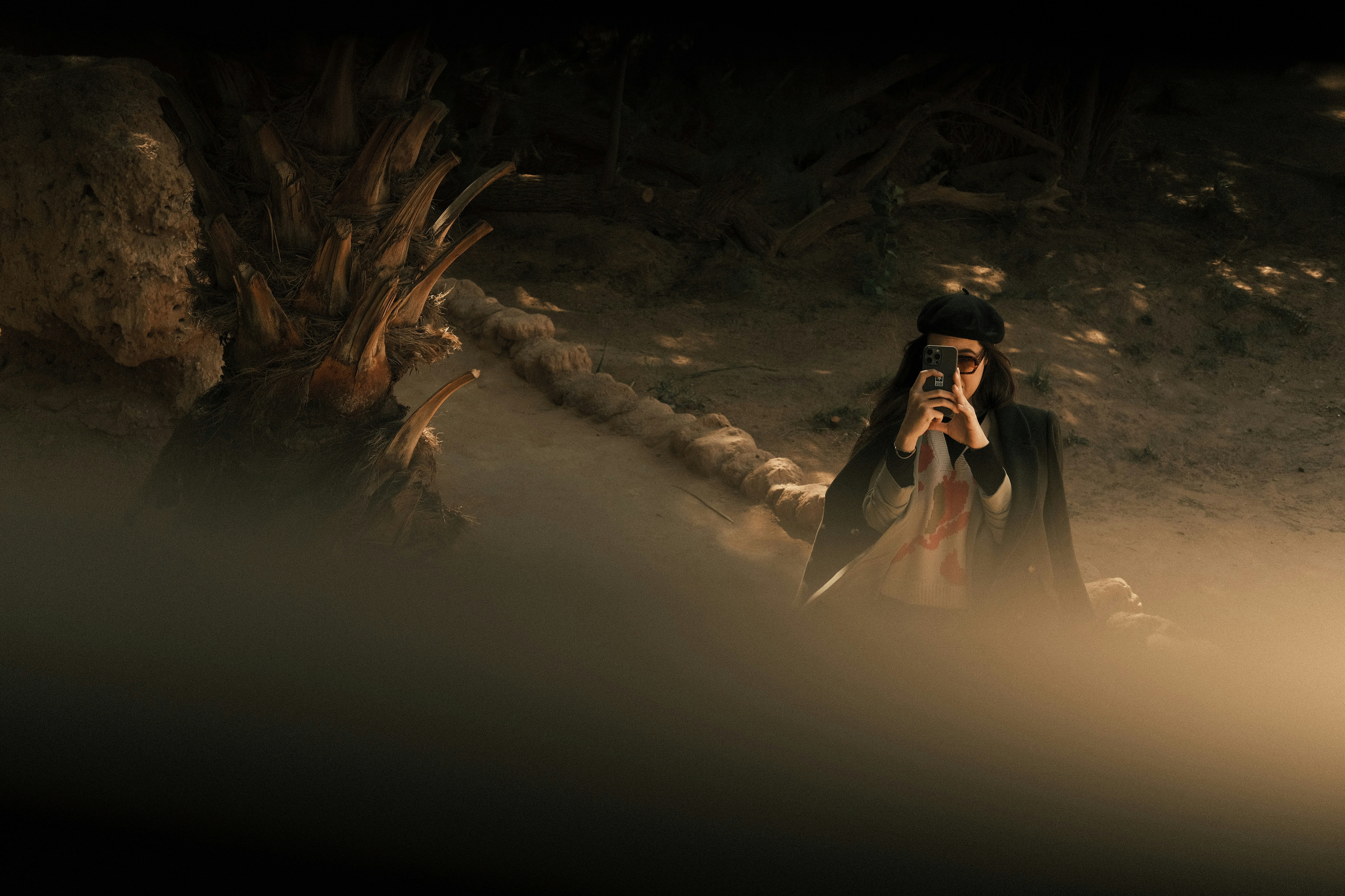 Portrait through a Mist: A Photographer in the Shadows