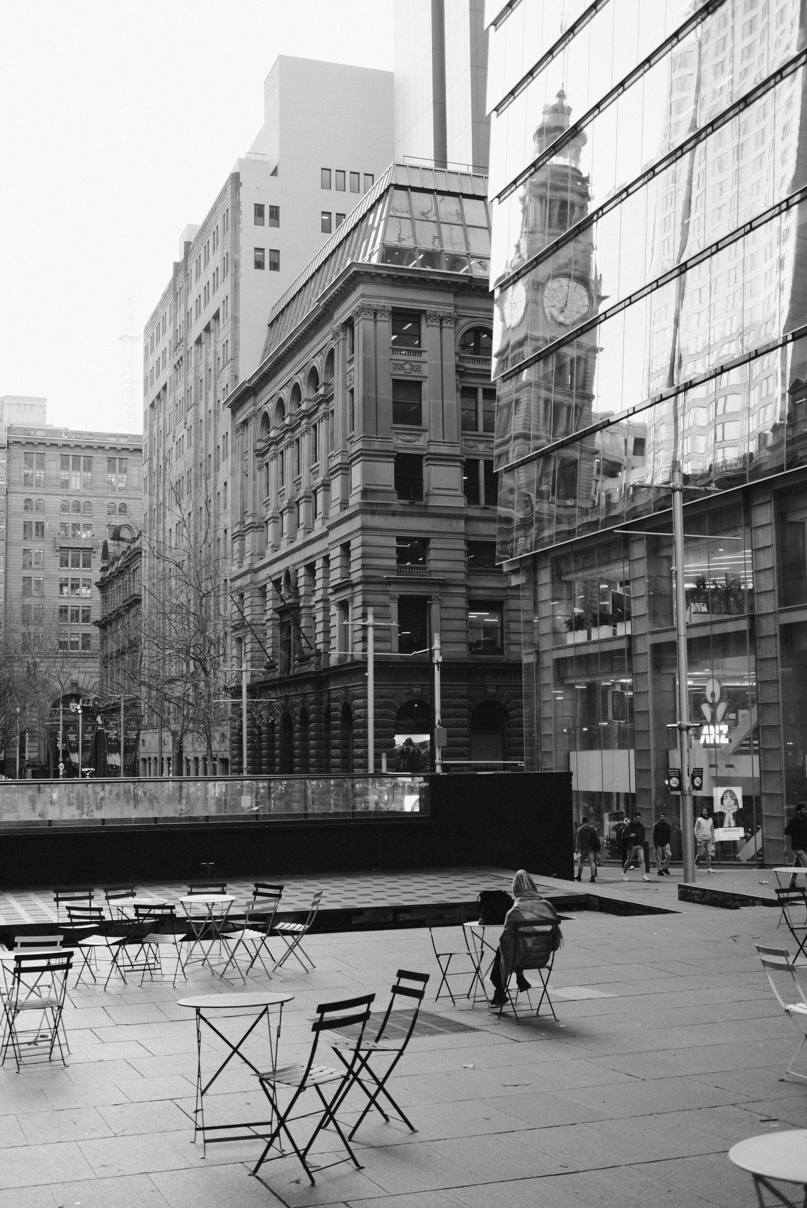 Urban Echoes in Glass and Stone