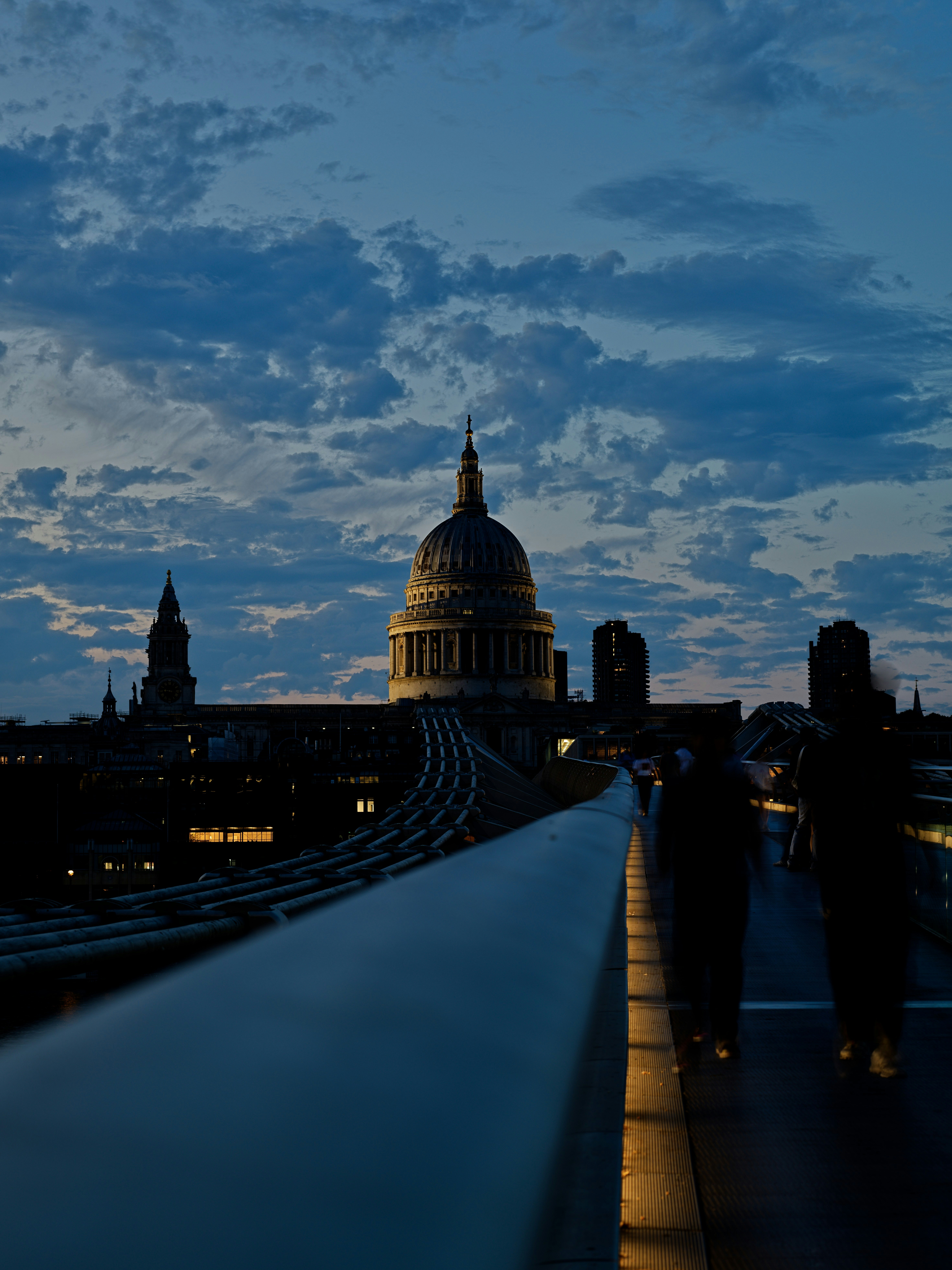Dome of the City at Dusk from the Rooftop Walkway