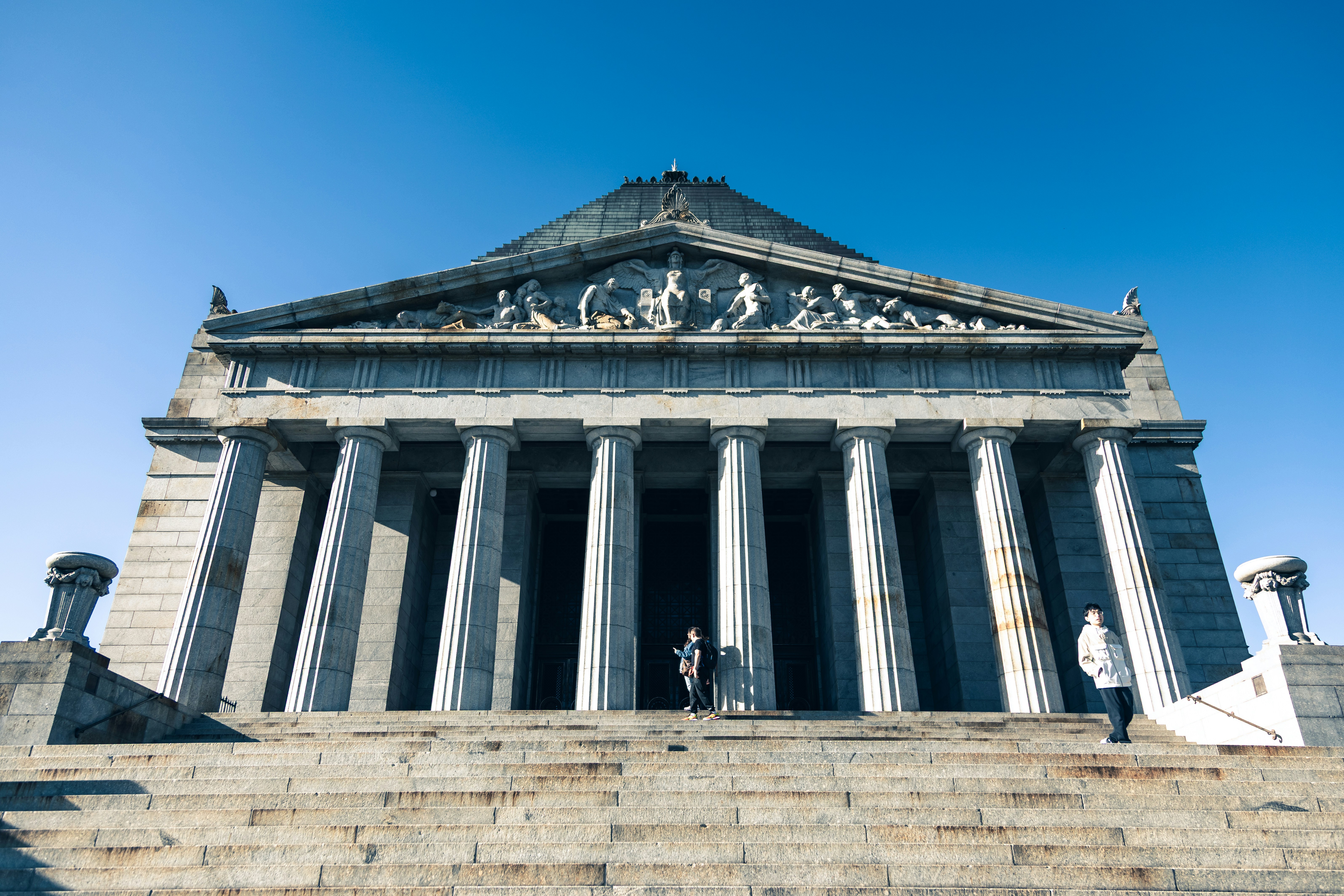 Steps to the Pediment: Guardians at the Temple