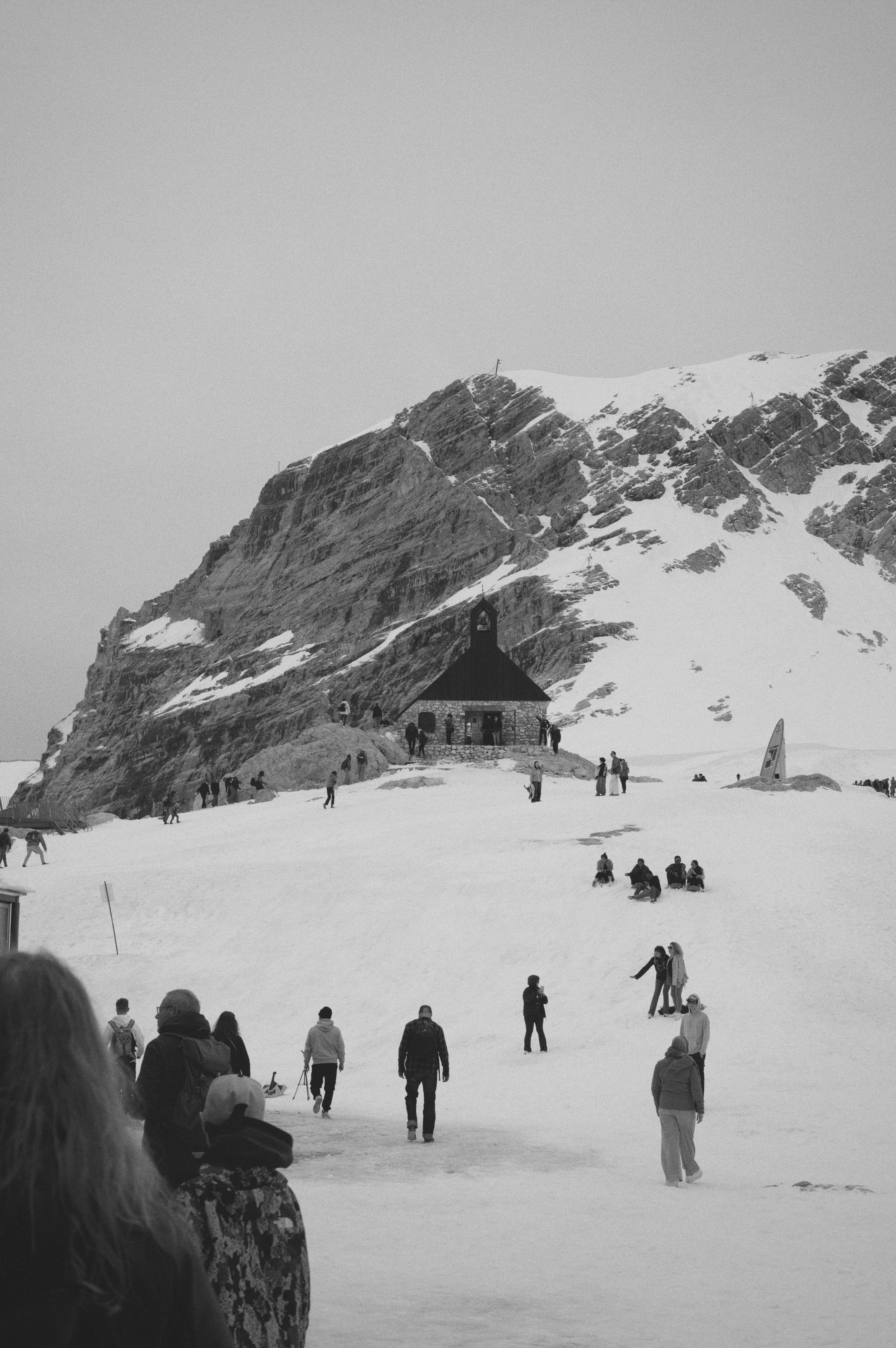 Snowbound Sanctuary: Climbers Converge at a Mountain Chapel