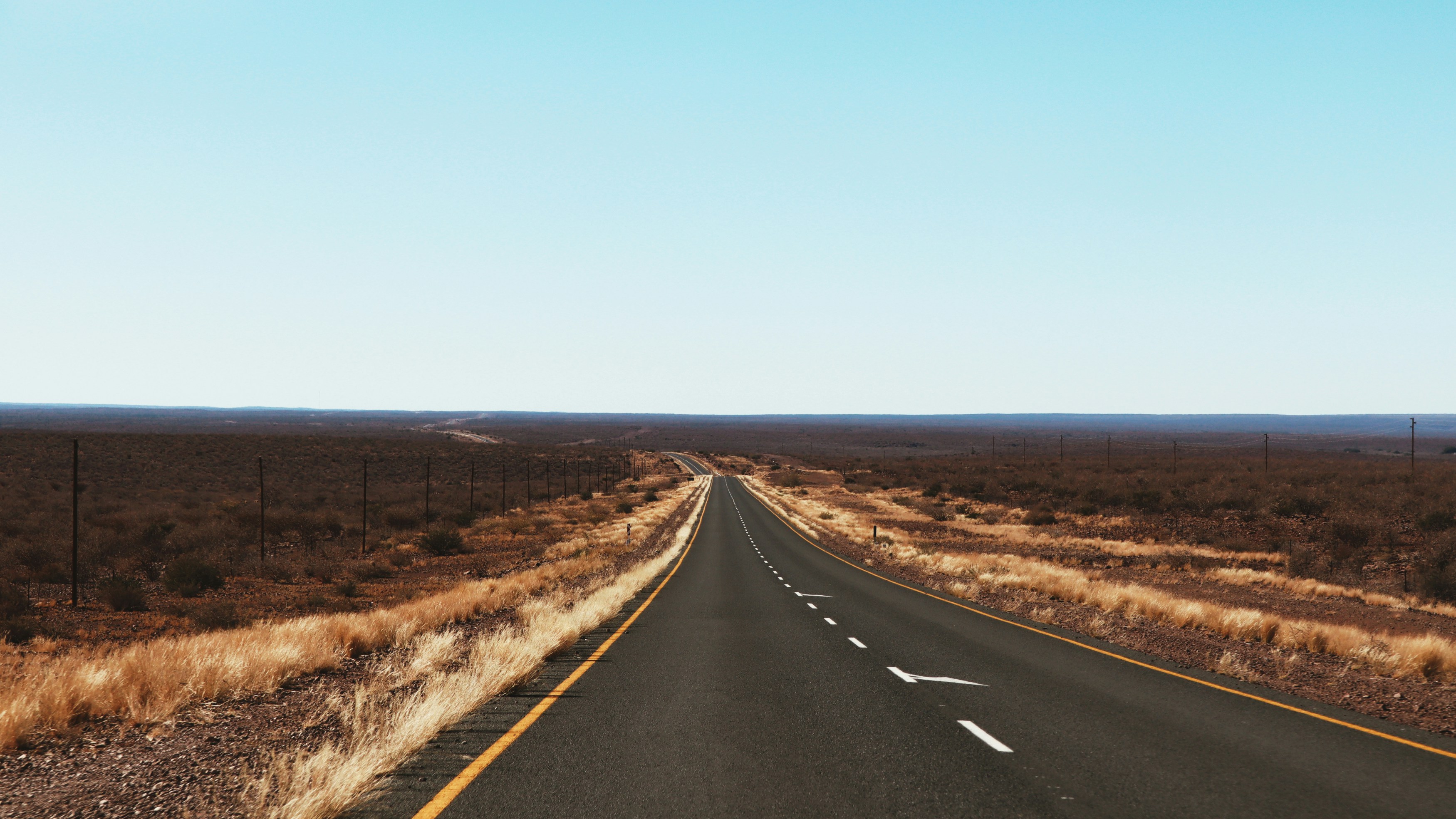 Endless Highway to the Desert Horizon