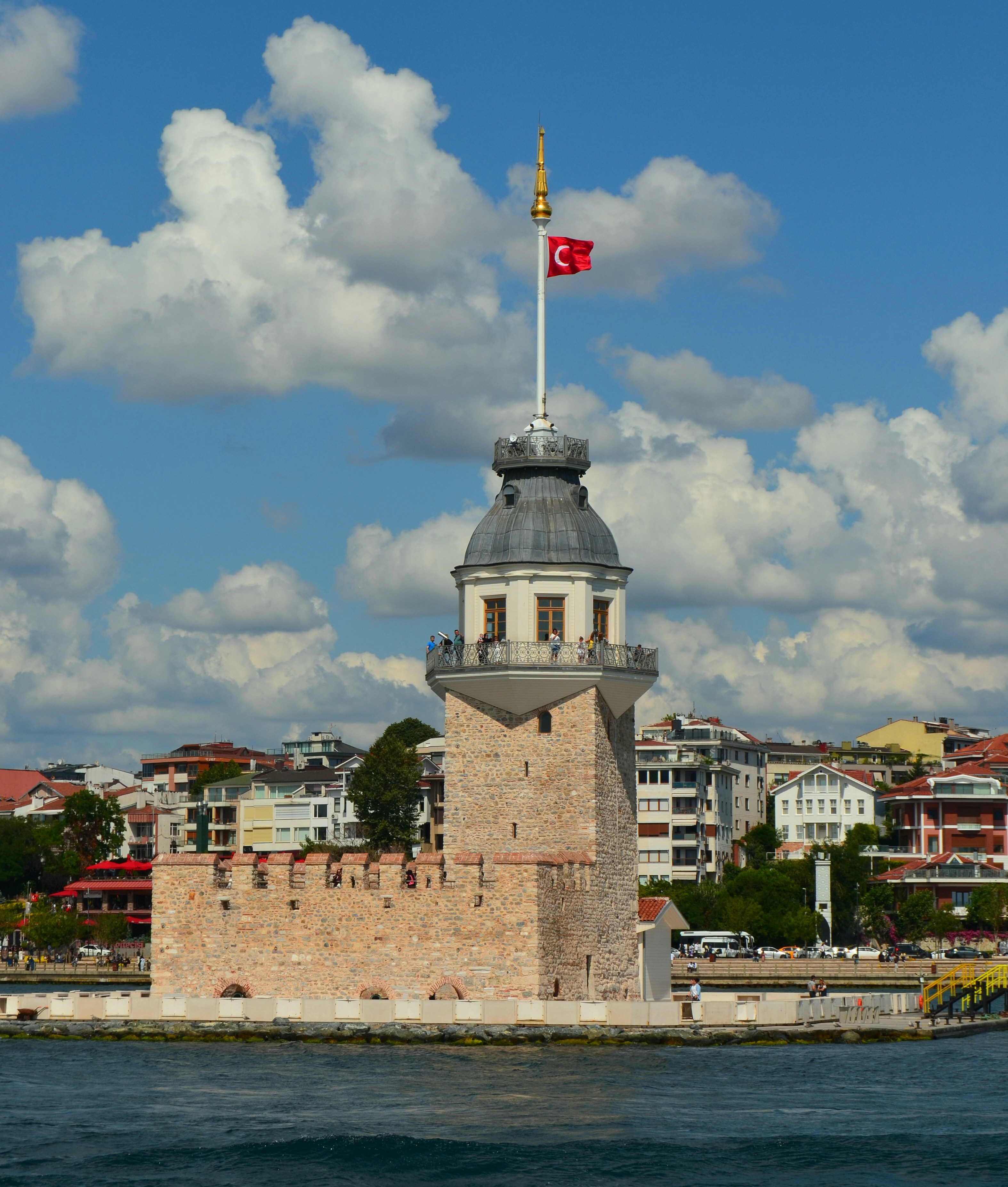 Tower of Dawn: A Turkish Flag Overlooking the Sea Fortress