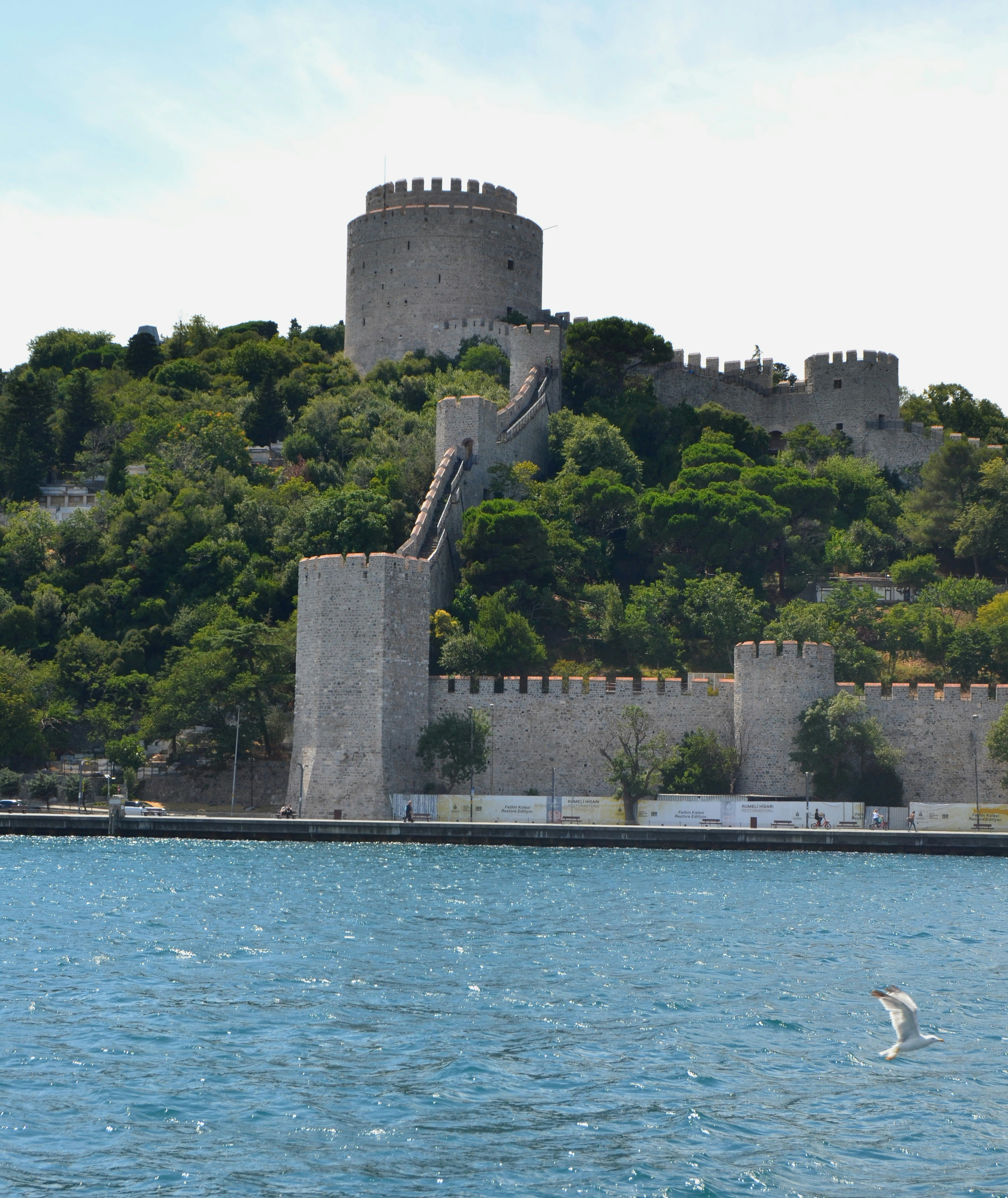 Stone Crown: A Seaside Fortress Rises Over the Green Hills
