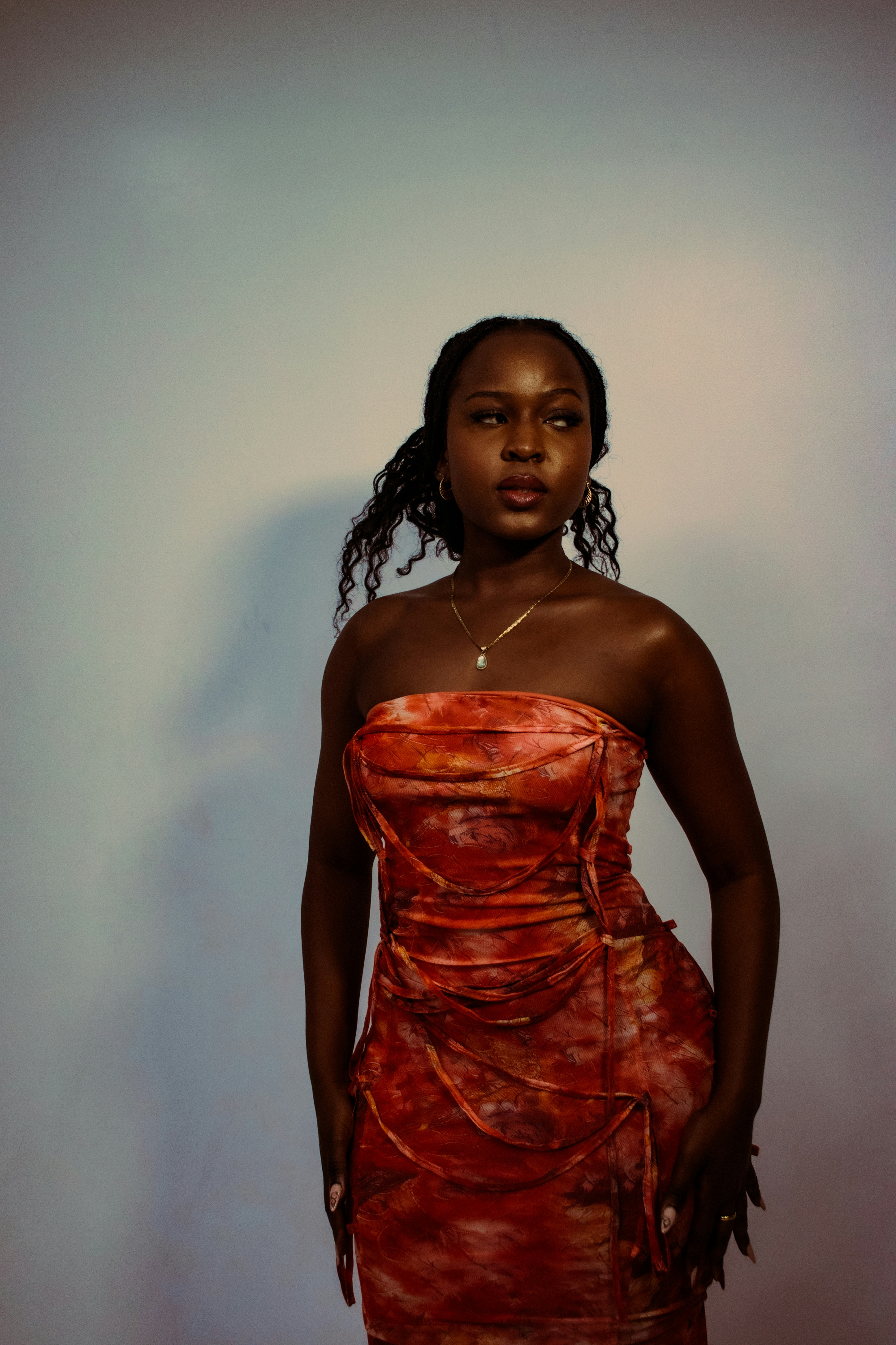 Midnight Ember: A Portrait in Warm Velvet