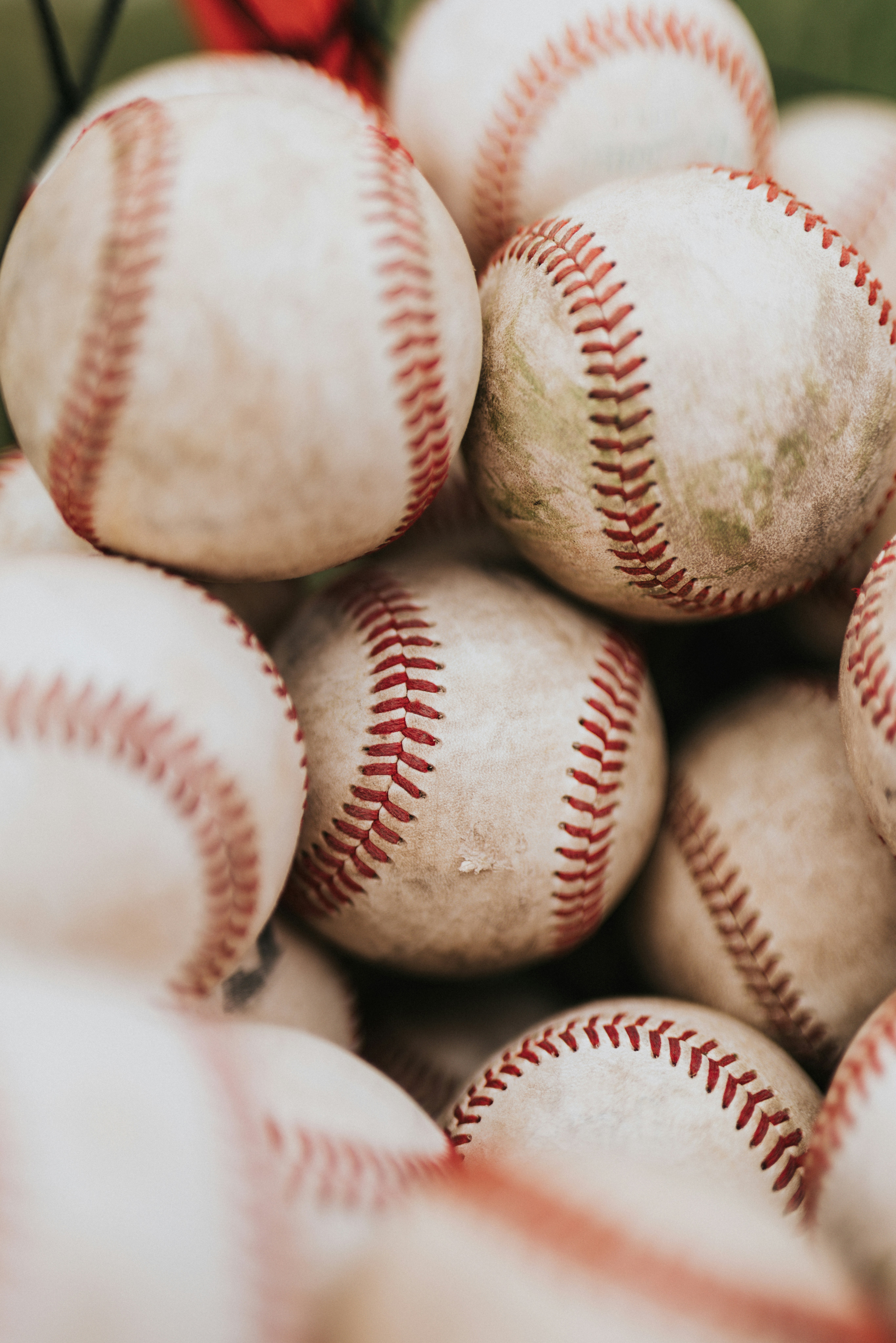 Close-Quarters Baseballs: A Tangle of Fuzz and Stitch