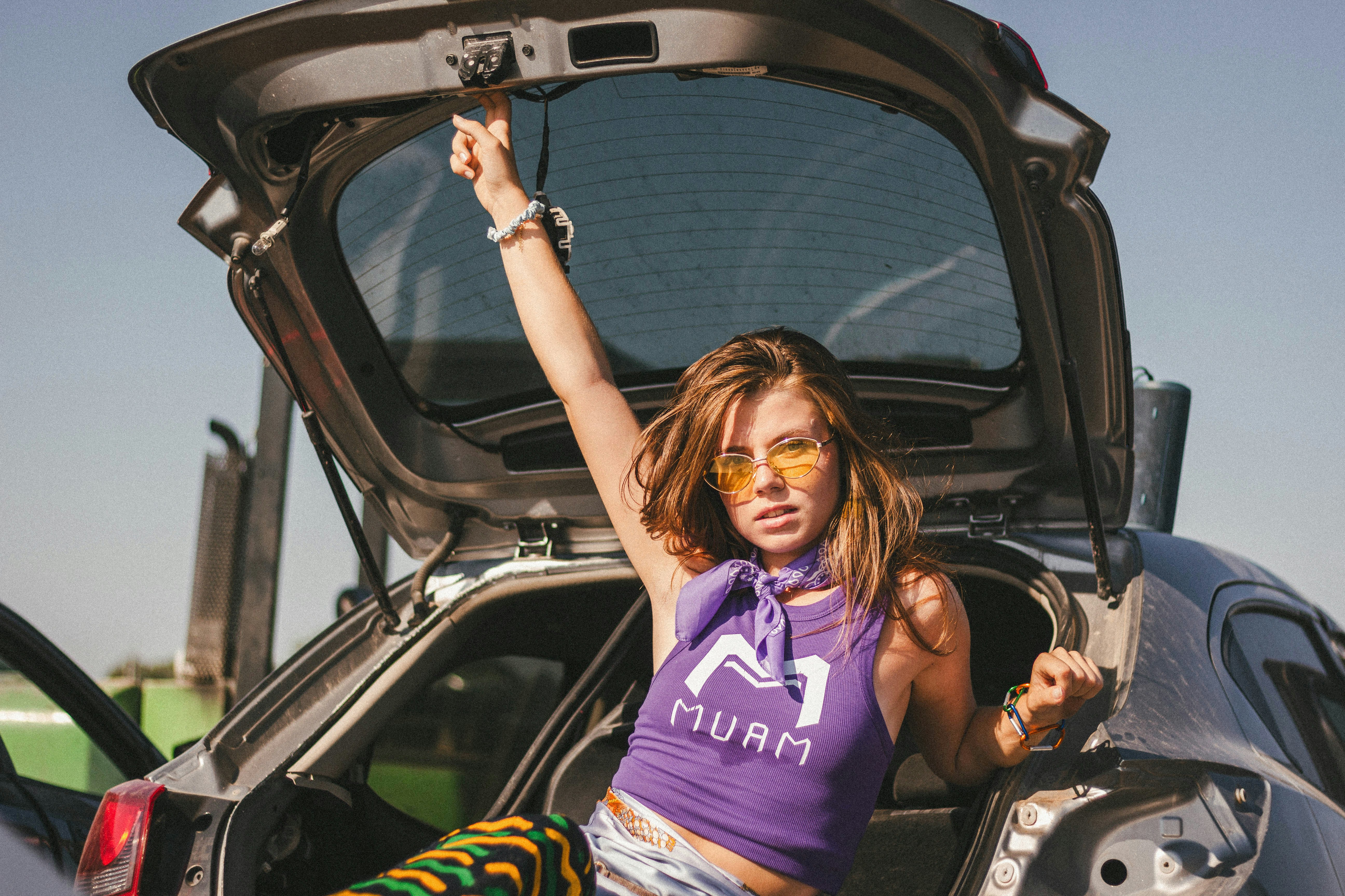 Open Trunk, Open Attitude: A Neon-Sport Moment