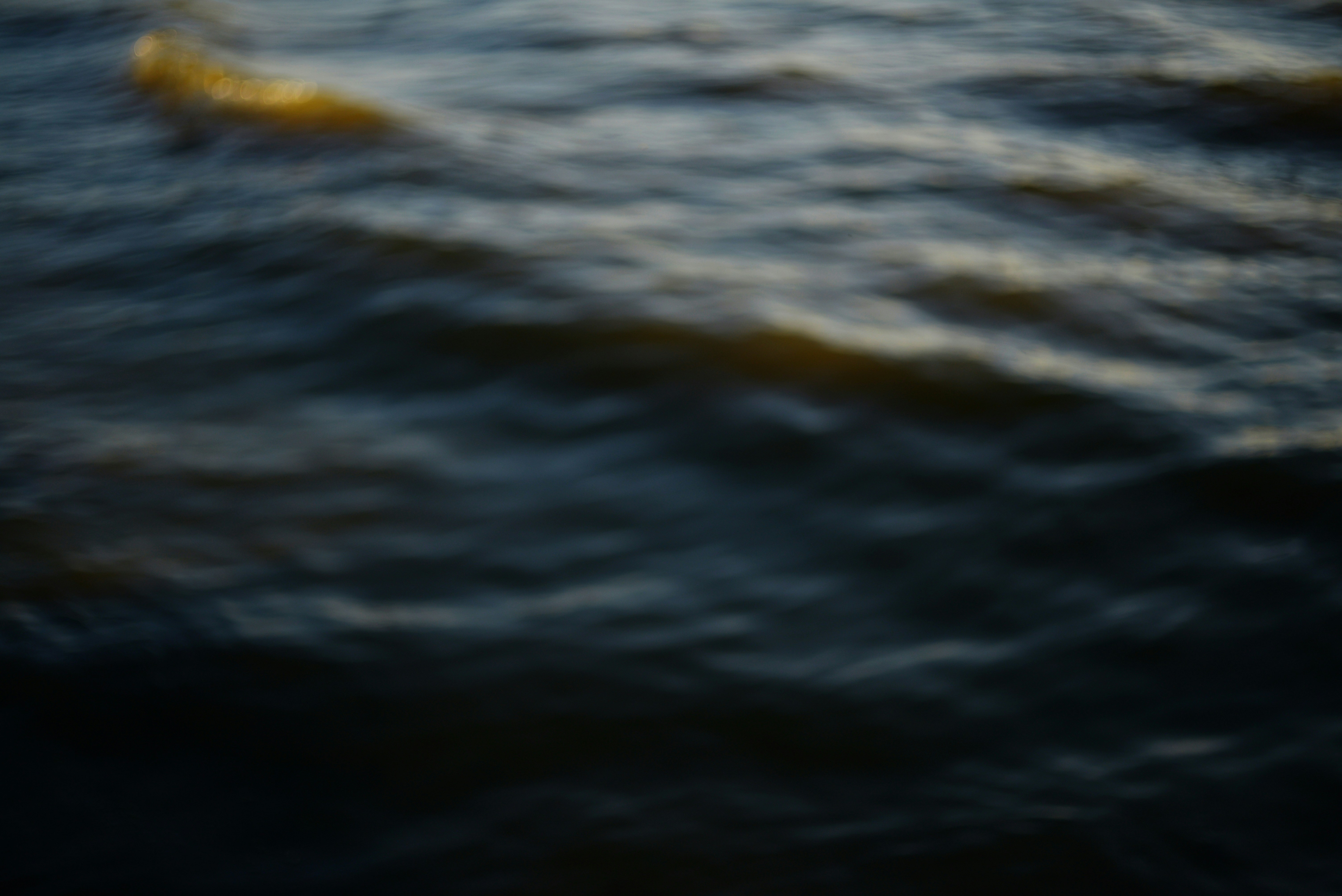 Blurred Ocean in Soft Evening Light