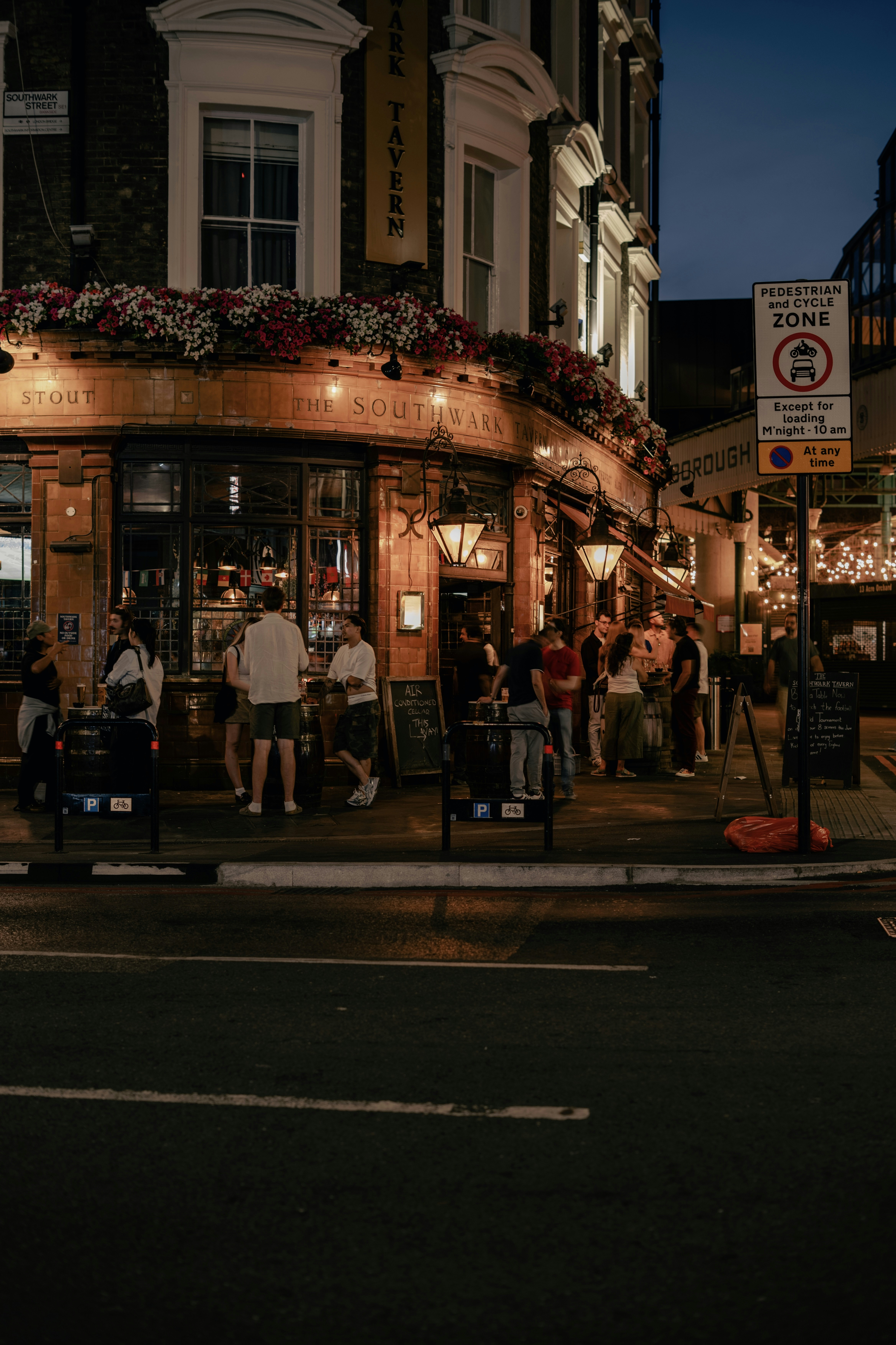 Warm Pub Glow: Nightlife at The Southwark