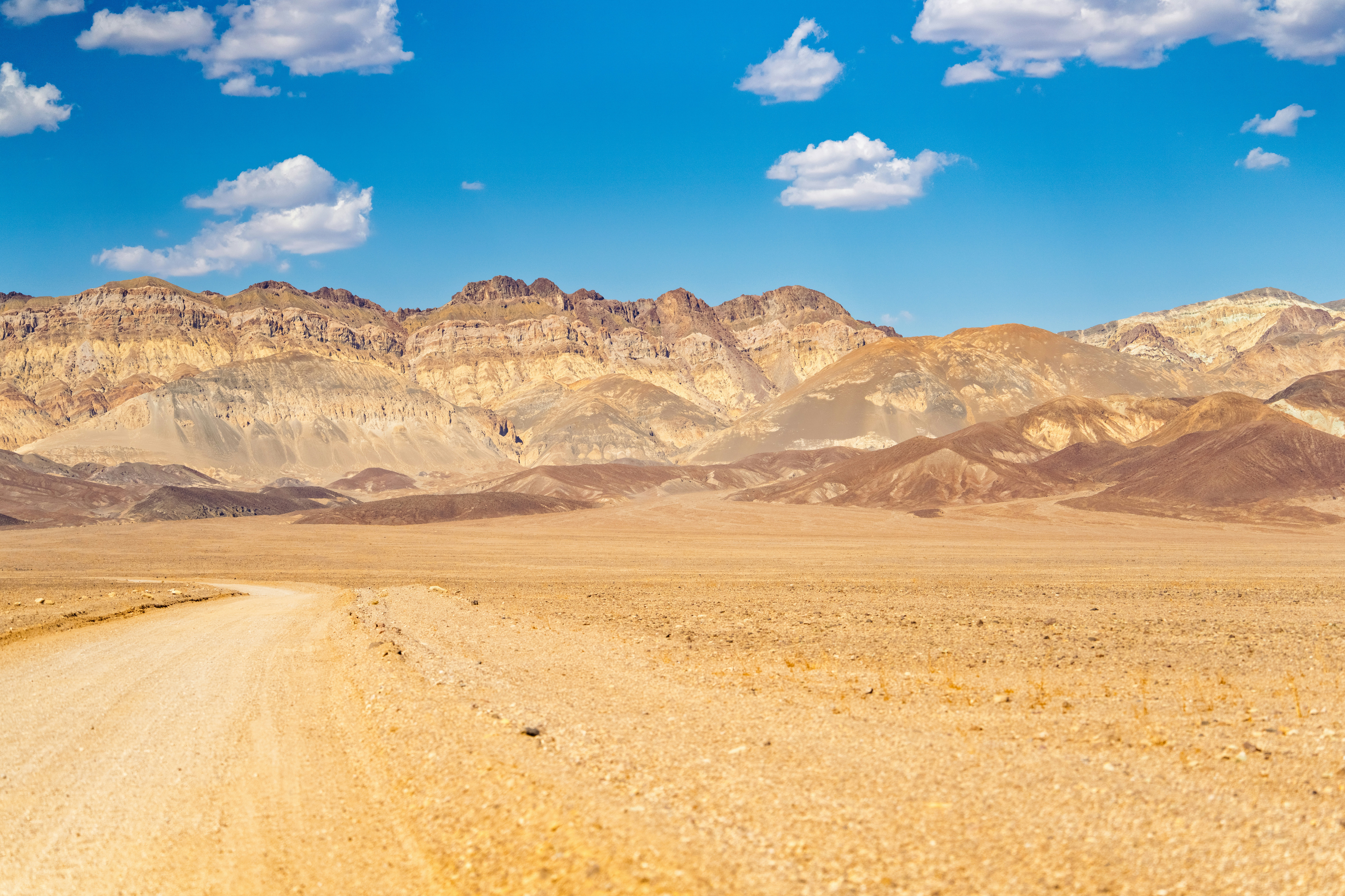 Desert Ridge Under a Crisp Azure Sky