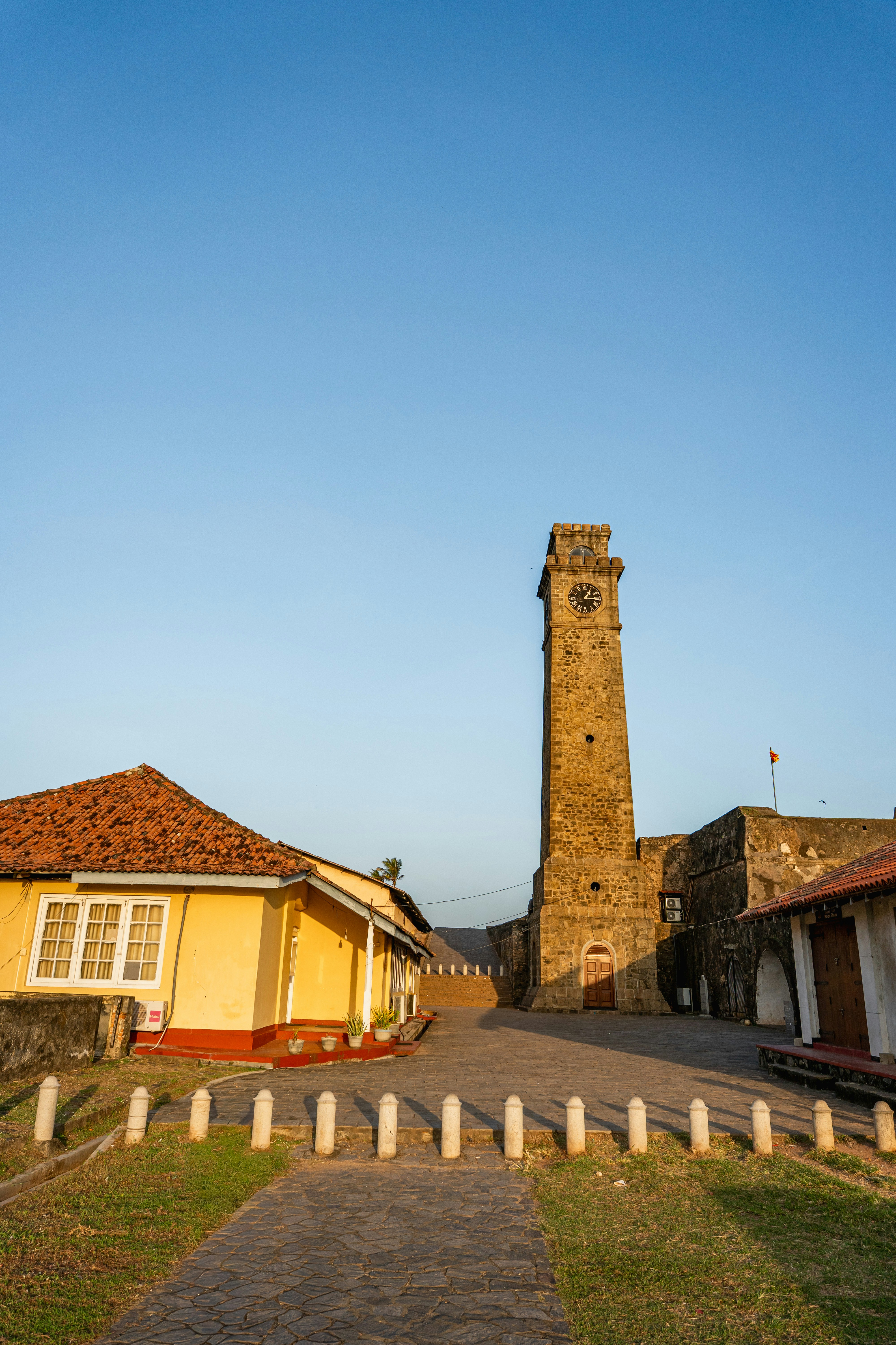 Clock Tower at Dawn: A Quiet Coastal Citadel