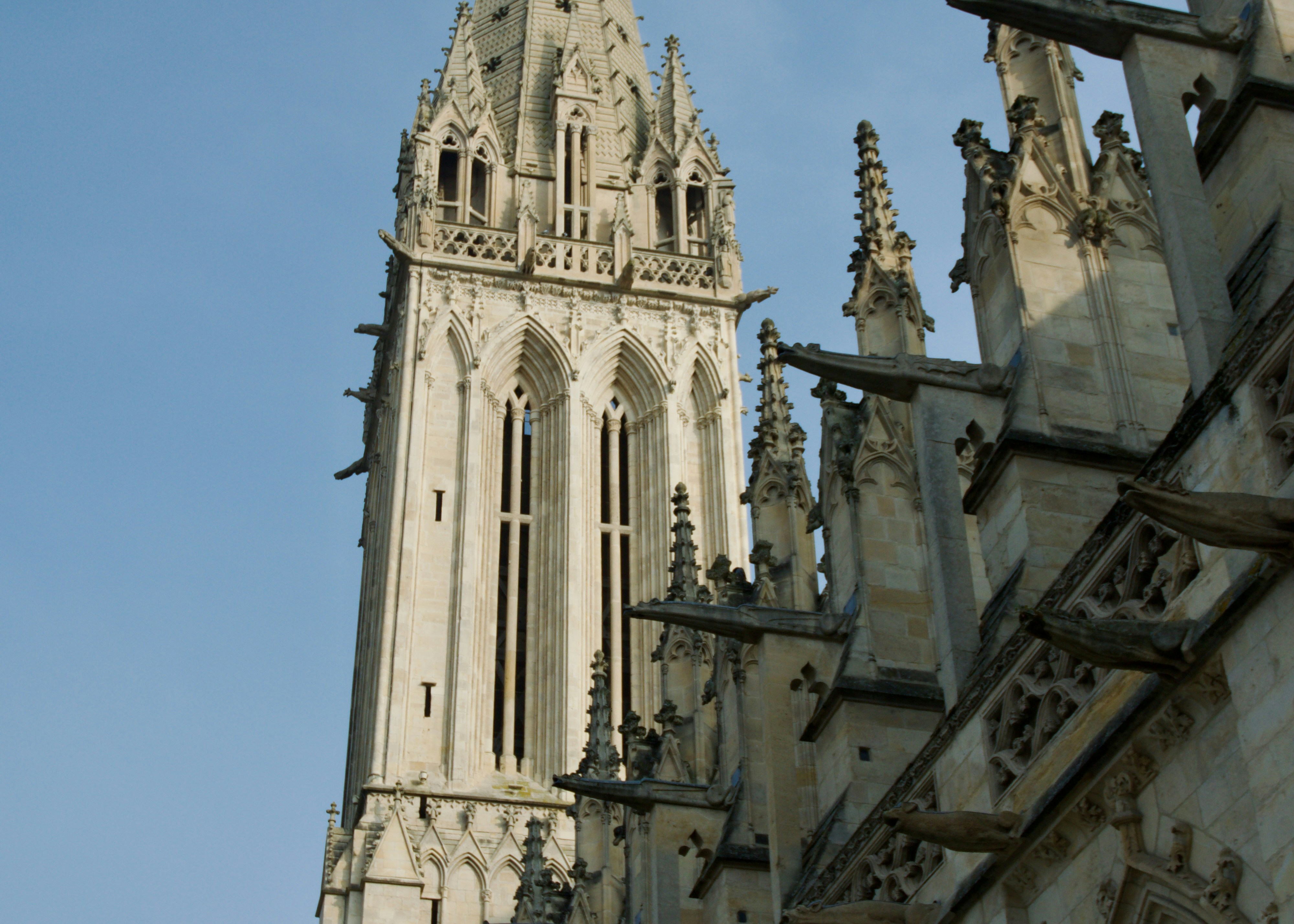 Gothic Spire: The Cathedral's Uphill Detail