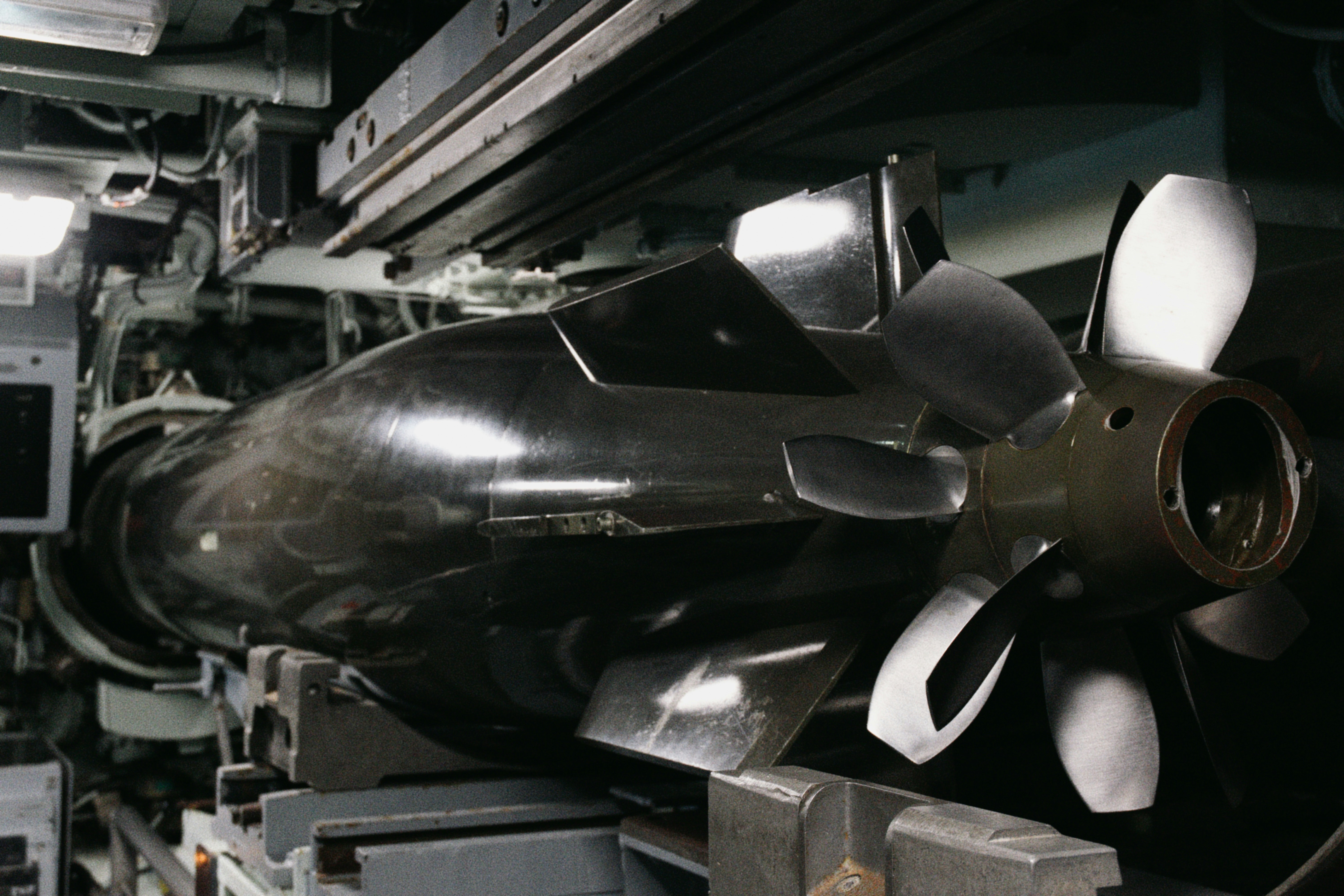 Underbelly of the Silent Propulsion: A Close-Up of a Military Propulsion Core